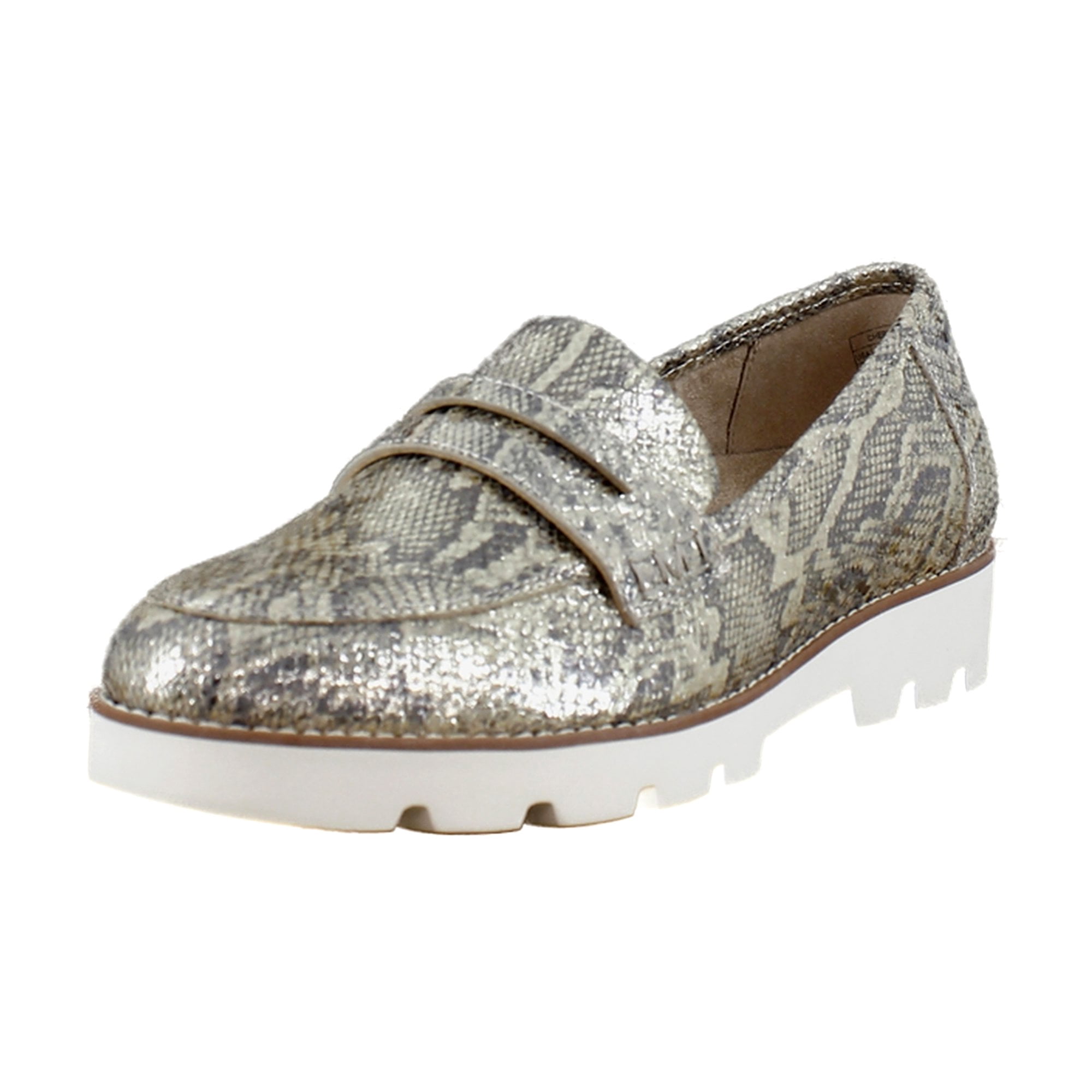 Vionic Cheryl II Women's Loafers & Slip-Ons Gold Snake Leather Size 9 M ...