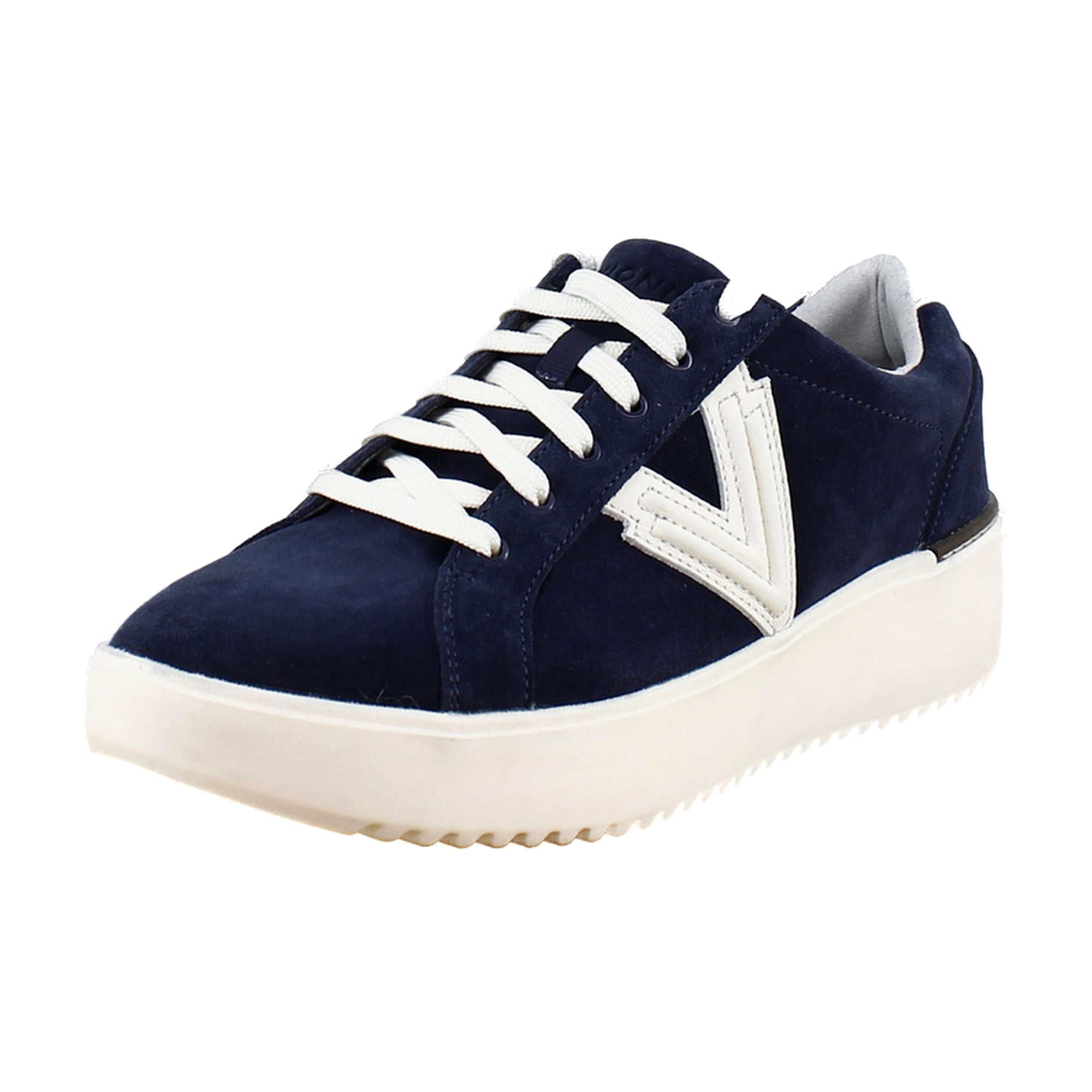 Vionic Womens Kearny Lace 2.0 Platform Sneaker Navy Blazer Suede 6M ...