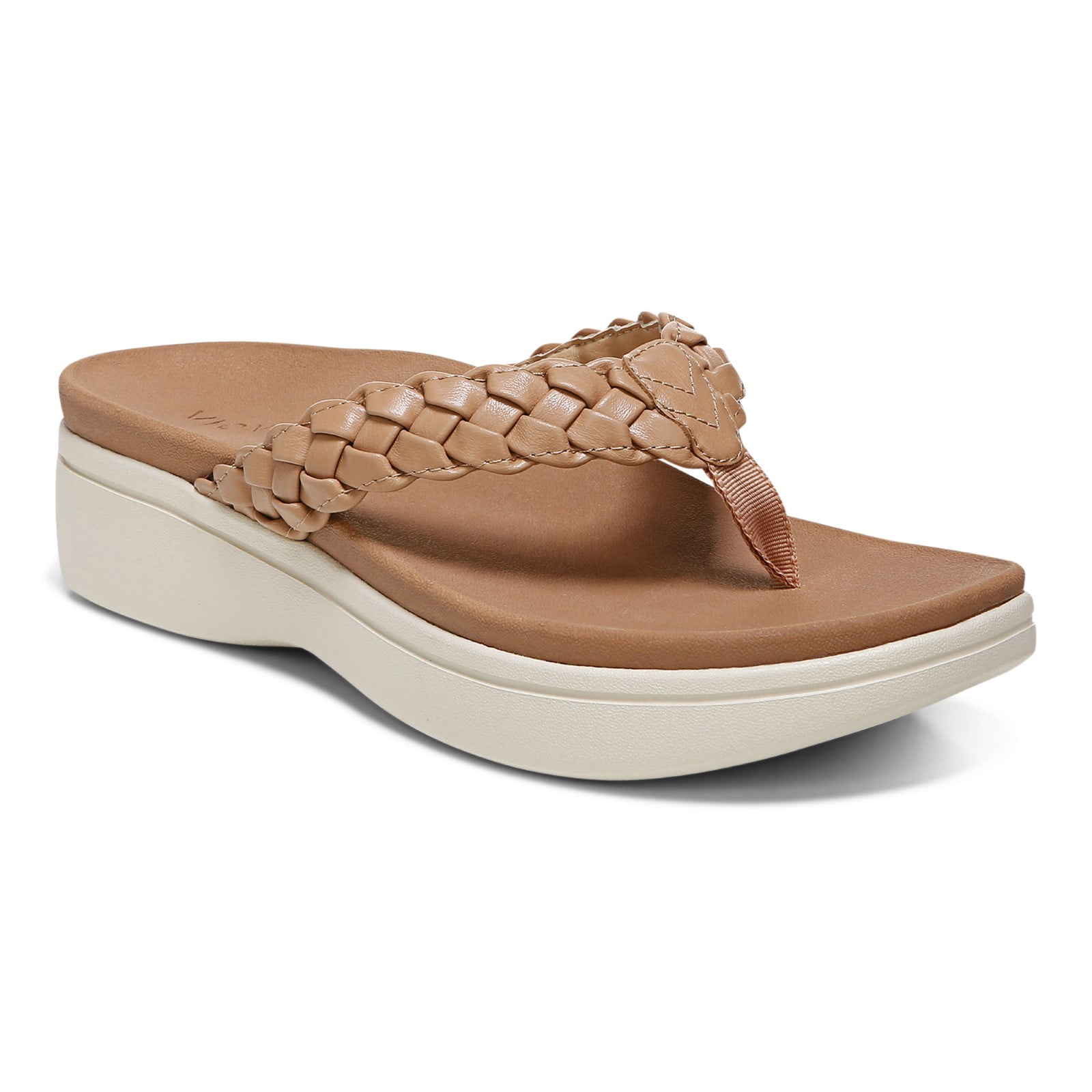 Vionic Kenji Women's Toe-Post Platform Wedge Sandal - Walmart.com