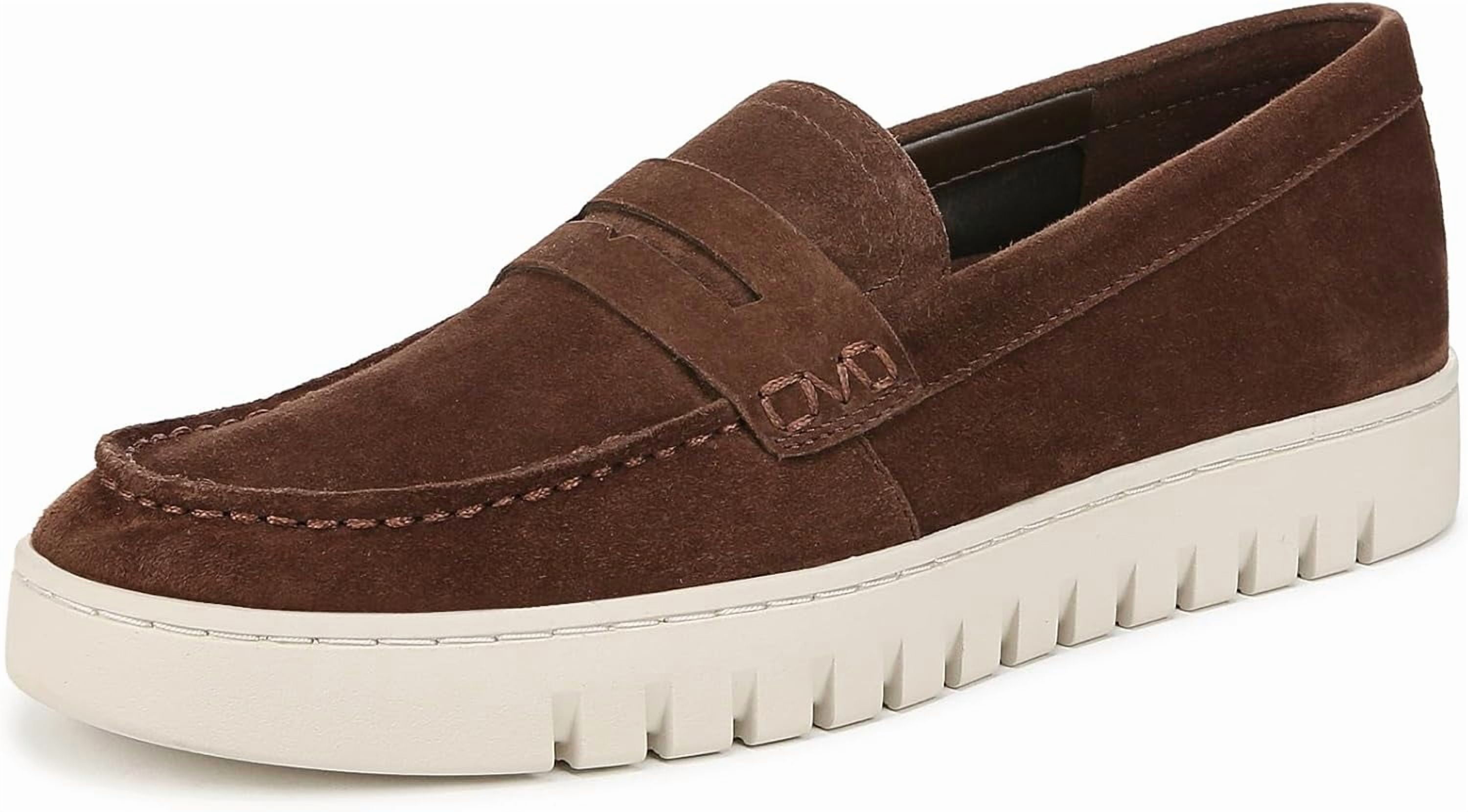 Vionic Men's Uptown Loafer Coffee Brown Suede 8.5M - Walmart.com
