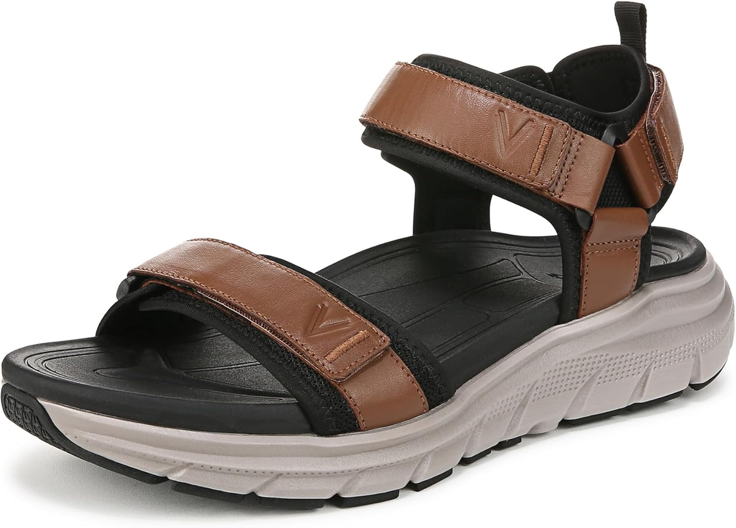 Vionic Men's Walk Max Wanderer Walking Sandal Hazelnut 12M - Walmart.com