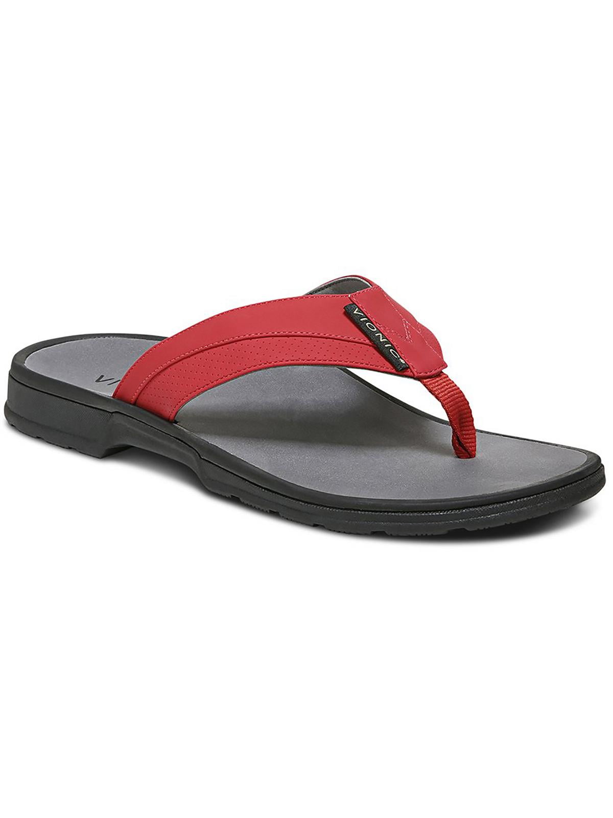 Vionic Mens Wyatt Slip On Thong Flip-Flops - Walmart.com