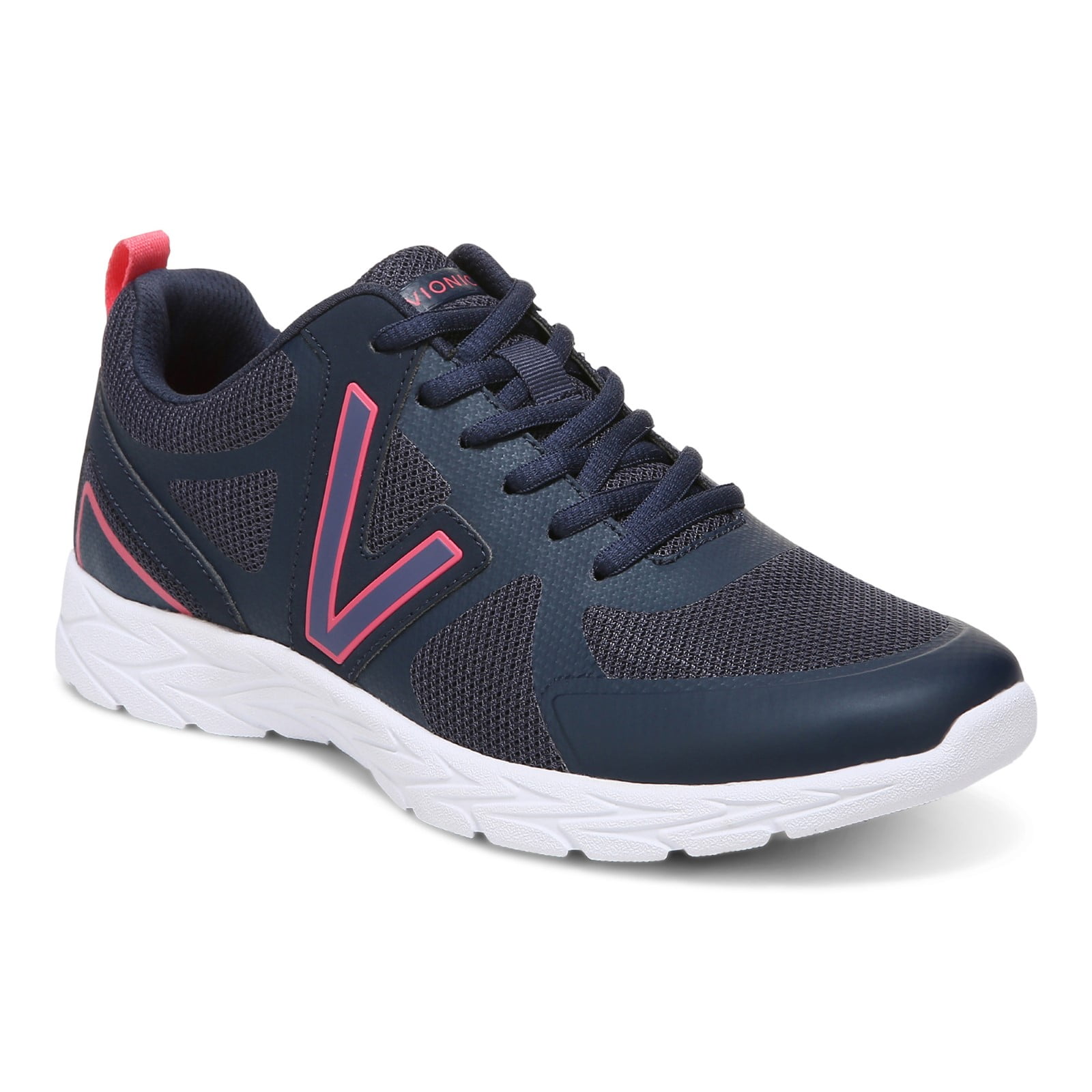 Vionic Miles II Shoes - Women's, Navy/Pink 6.5 W - Walmart.com