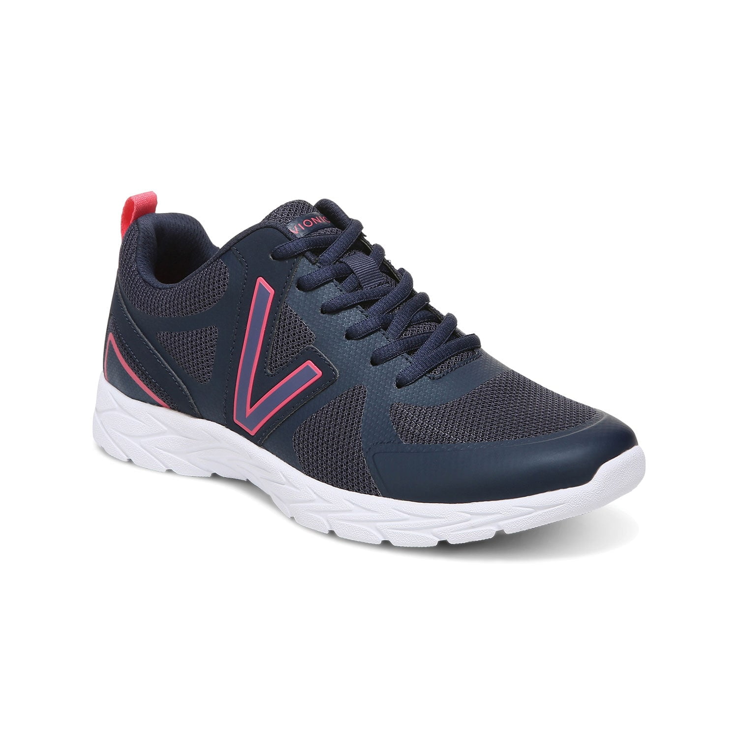 Vionic Miles II Shoes - Women's, Navy/Pink 7.5 M - Walmart.com