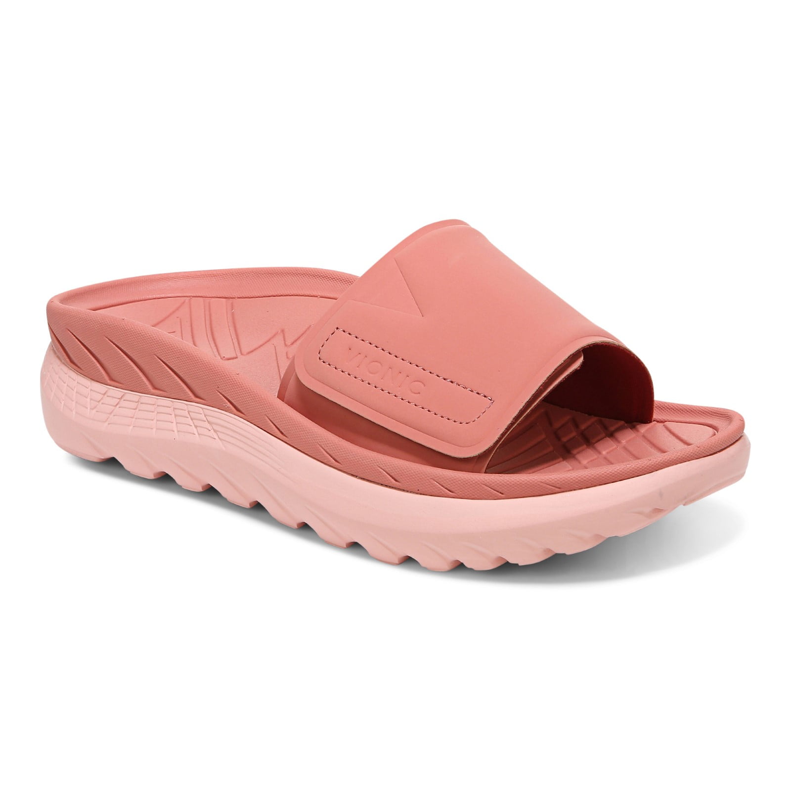 Vionic Womens Rejuvenate Recovery Sandal Terra Cota Roze - Walmart.com