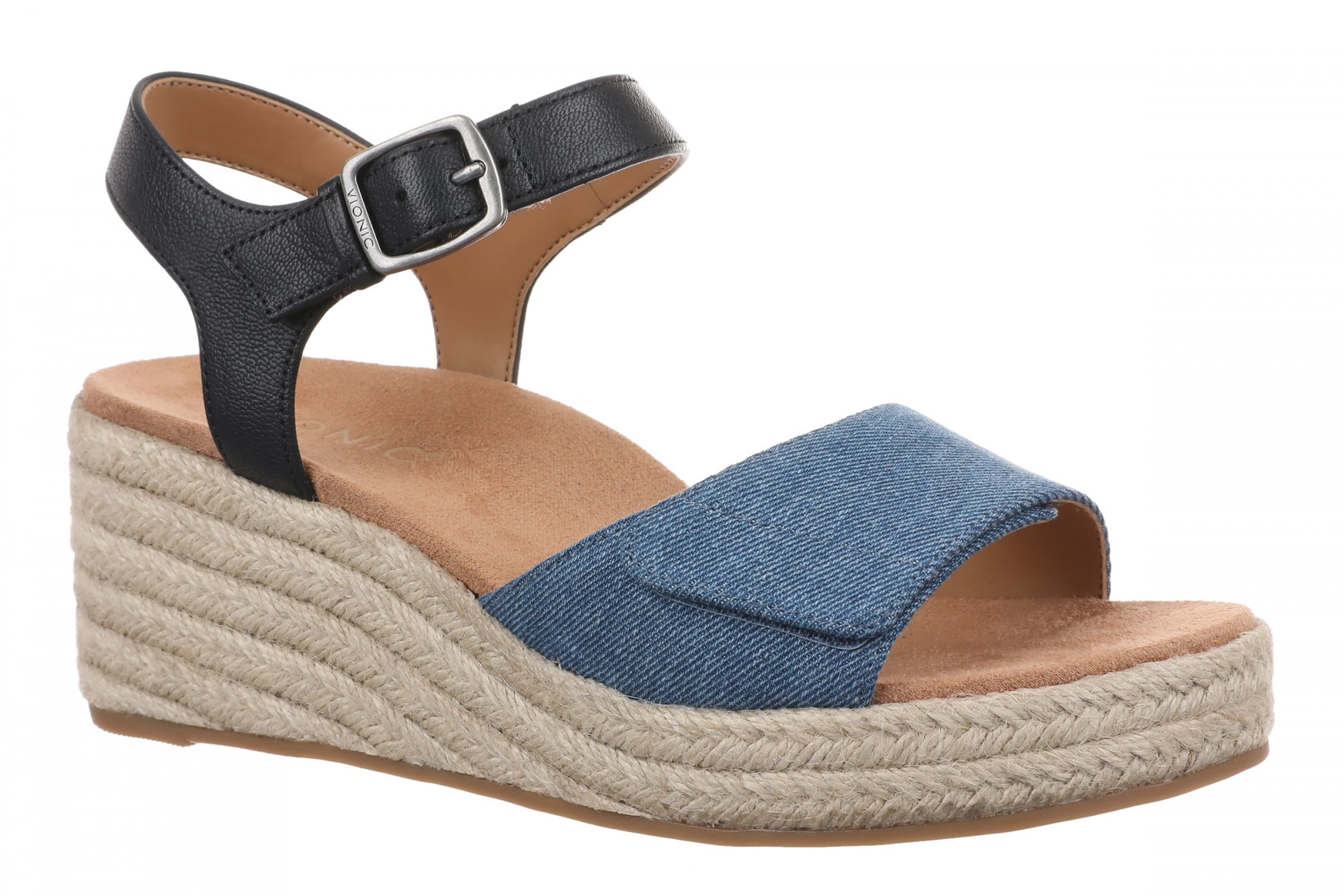 Vionic Sable Women's Platform Supportive Wedge Sandal - Walmart.com
