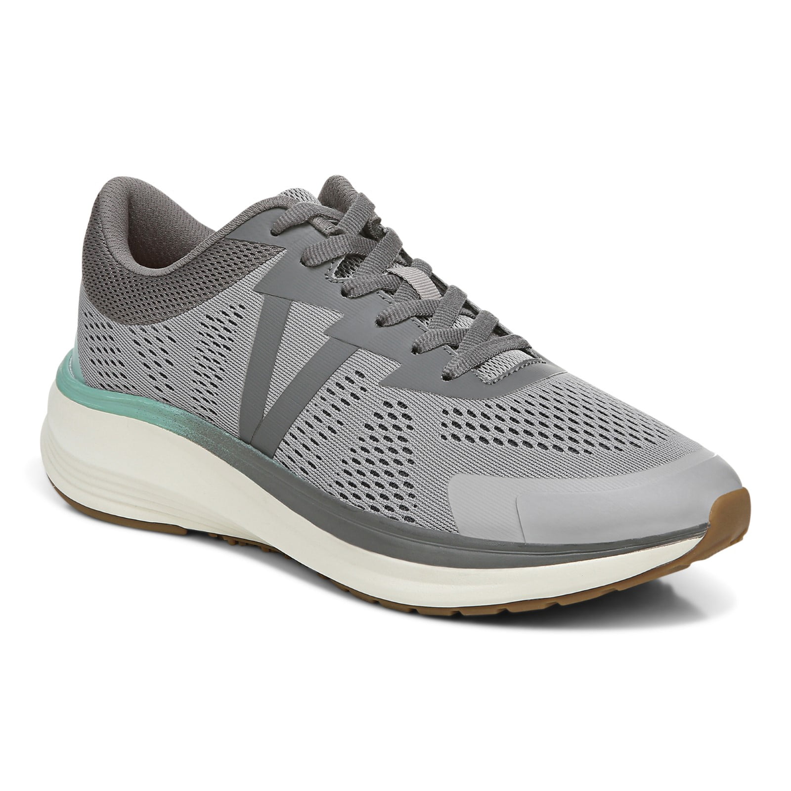 Vionic Unisex Limitless All Gender Light Grey/Wasabi Sneaker W7 / M6 ...