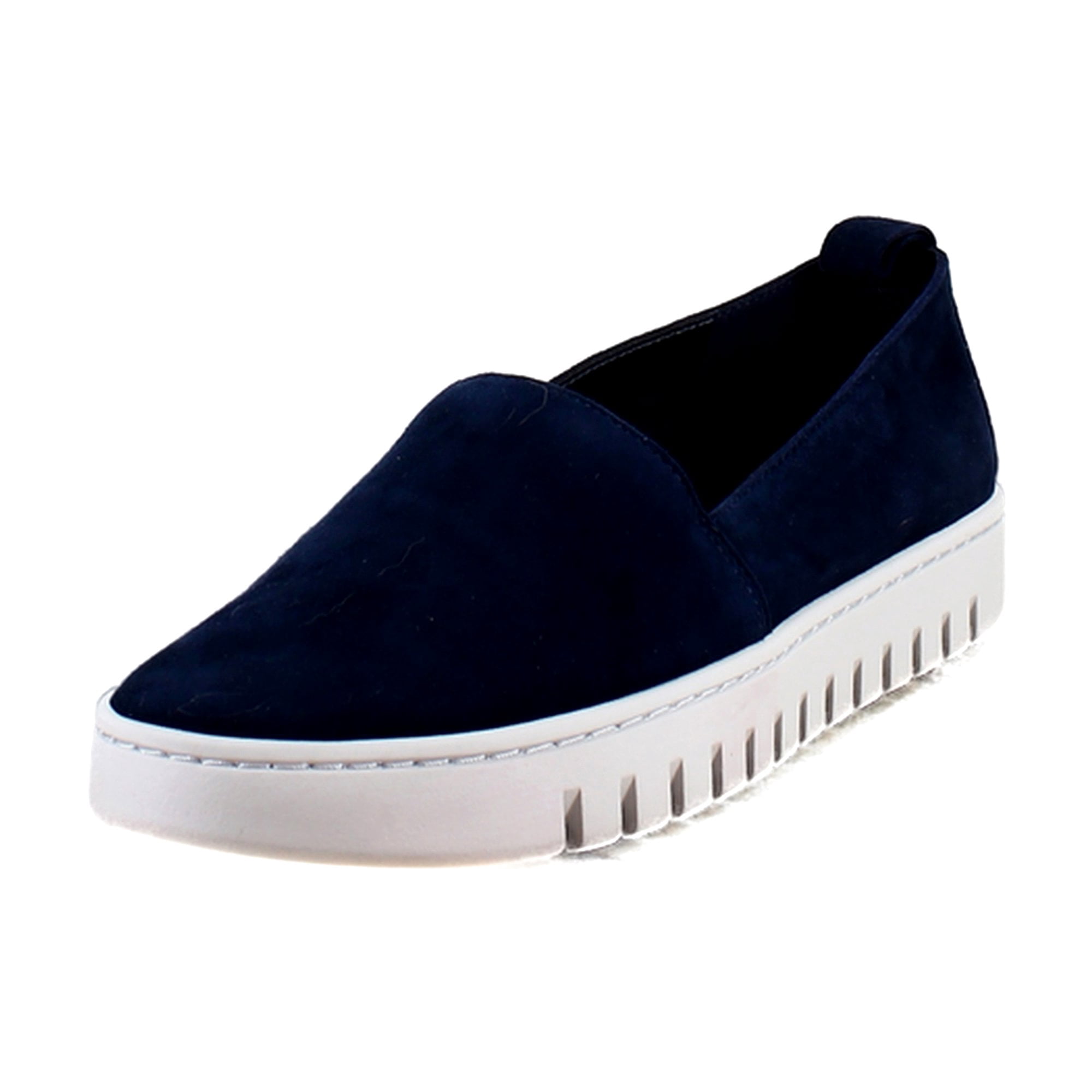 Vionic Uptown Aline Women's Loafers & Slip-Ons Navy Blazer Waxed Suede ...