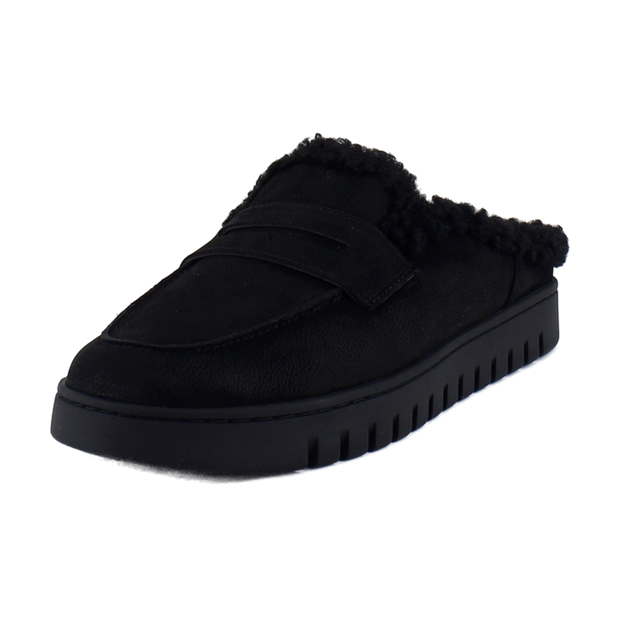 Vionic Uptown Mule Women's Loafers & Slip-Ons Black Nub Leather Size 7. ...