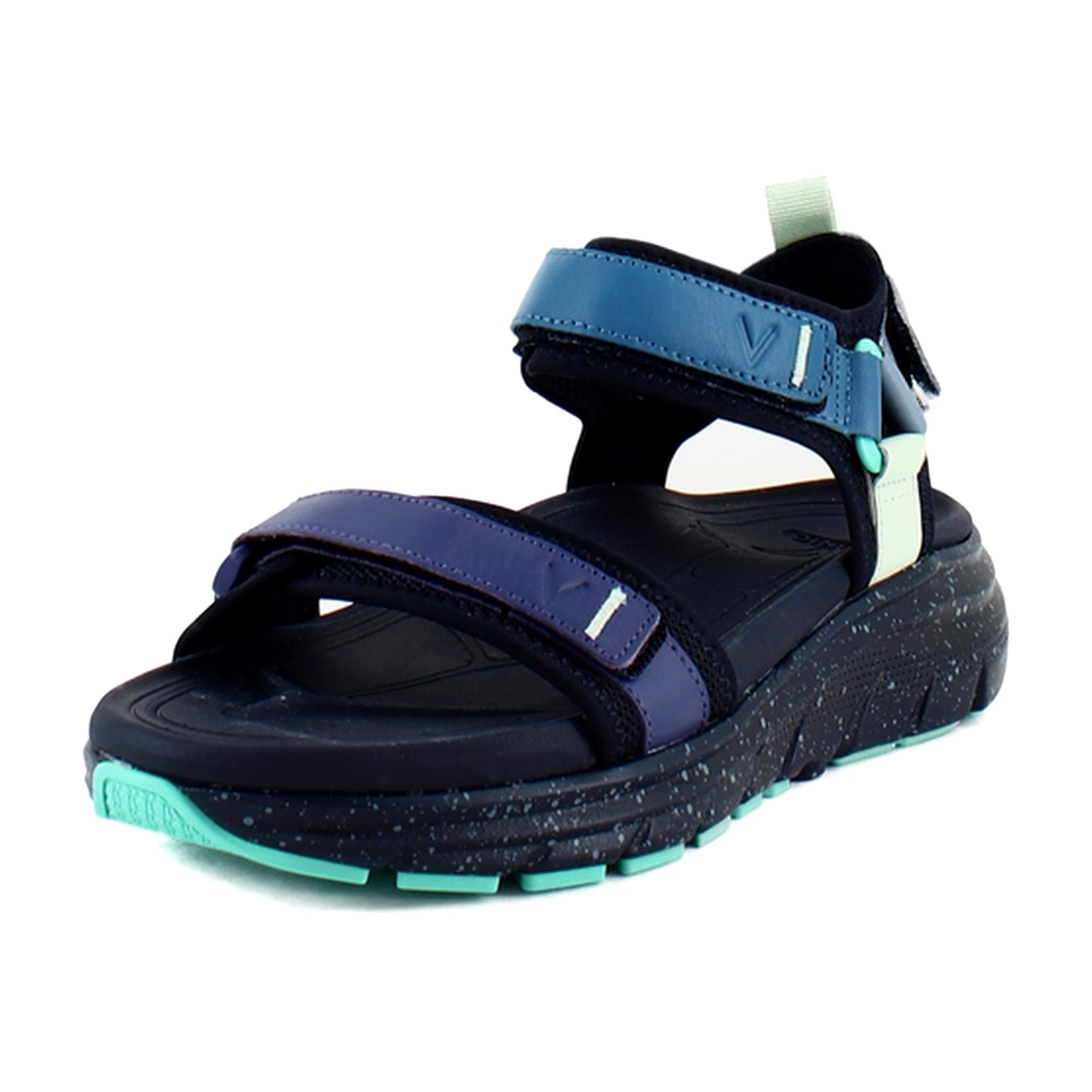 Vionic Walk Max Wanderer Women's Sandals Navy Blazer Multi Leather Size ...