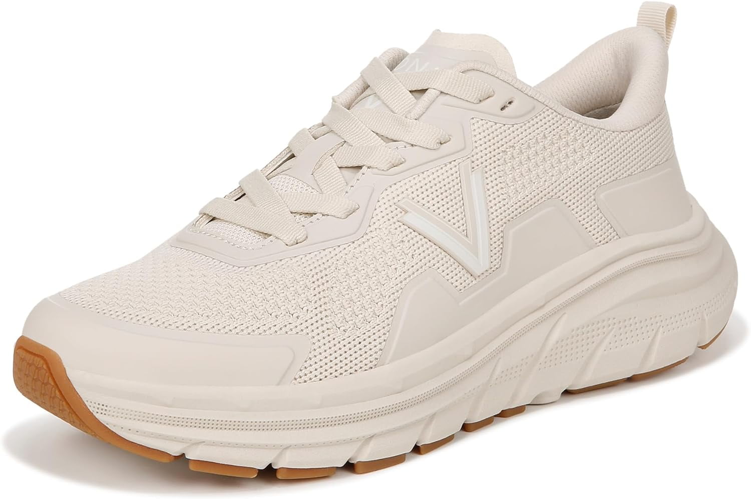 Vionic Walk Max Women's Lace Up Sneaker Cream 12M - Walmart.com