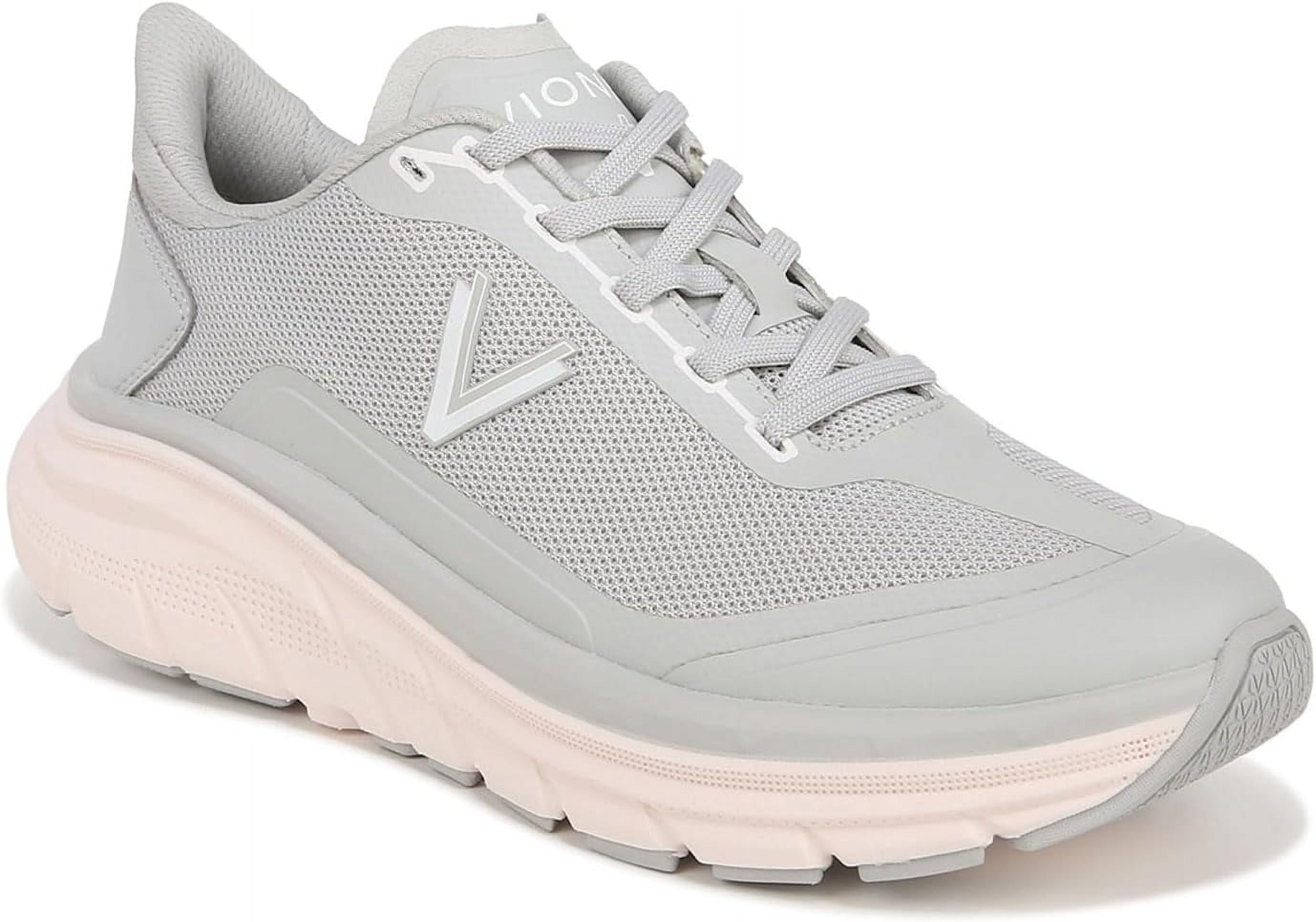 Vionic Walk Max Women's Lace Up Sneaker Grey Fabric 5M - Walmart.com