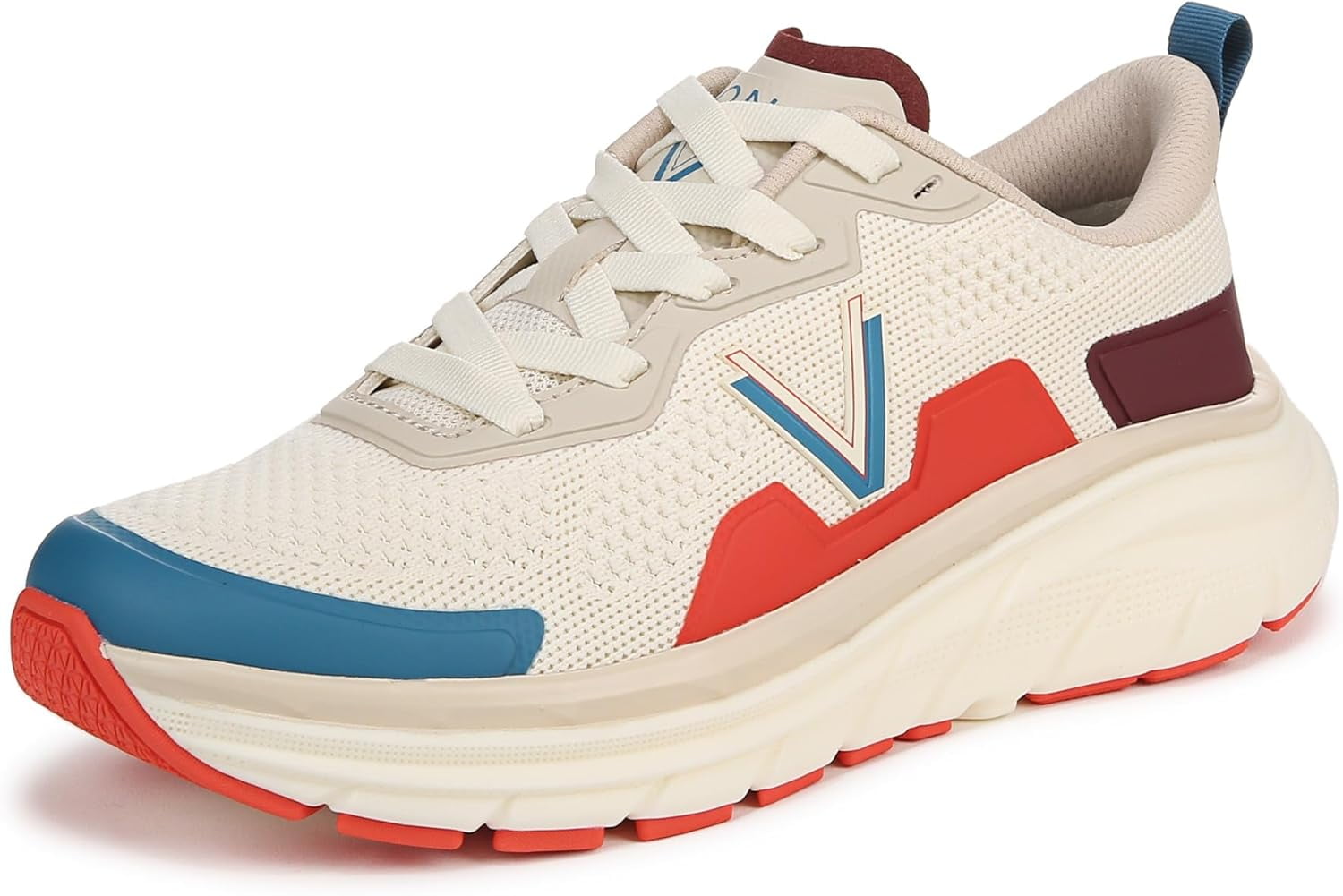 Vionic Walk Max Women's Lace Up Sneaker Ivory Multi 12M - Walmart.com