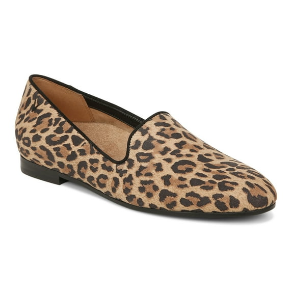 Vionic Willa II Women's Flats Toffee Leopard Size 6 W - Walmart.com