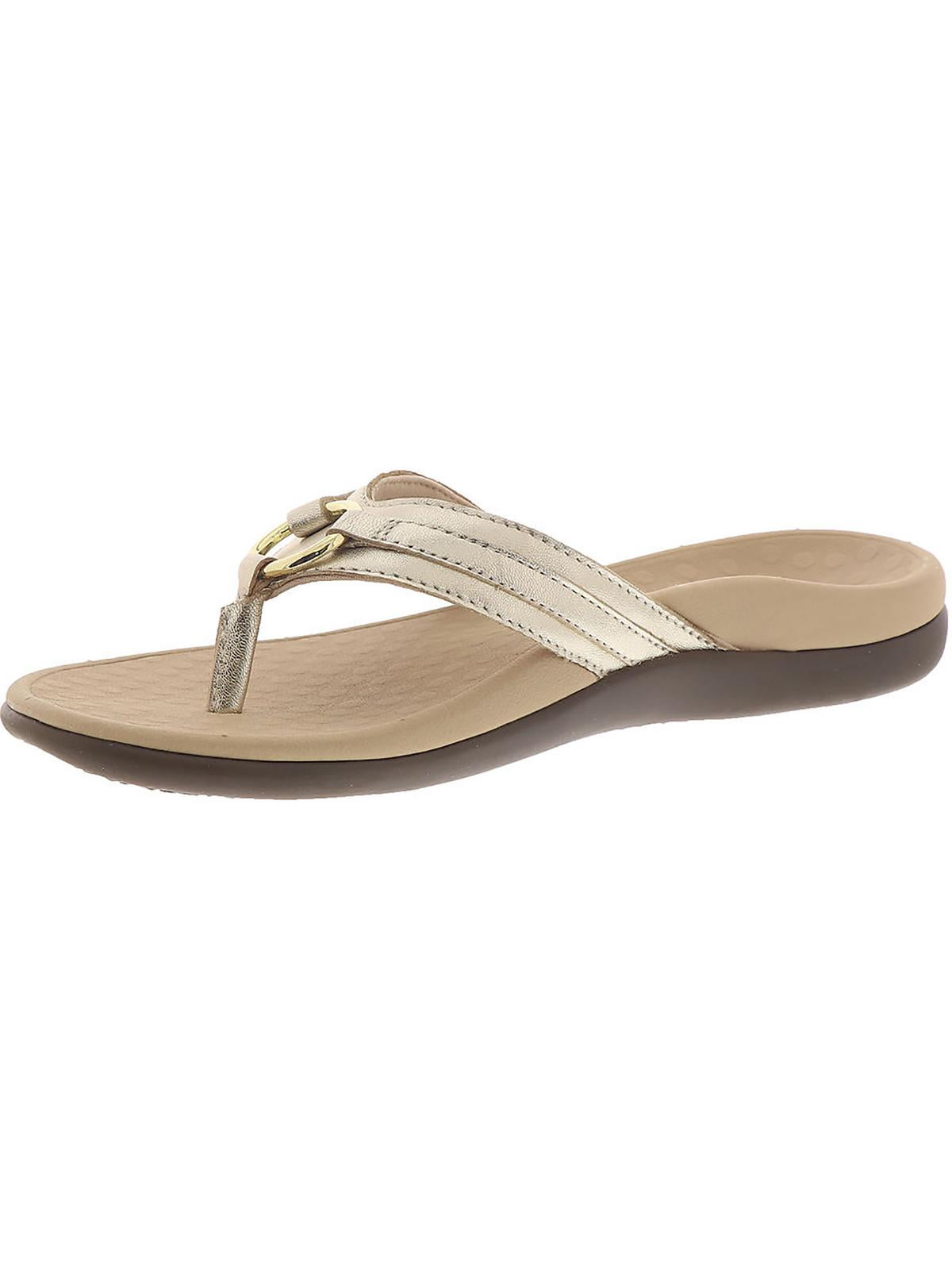 Vionic Womens Aloe Suede Flat Thong Sandals - Walmart.com