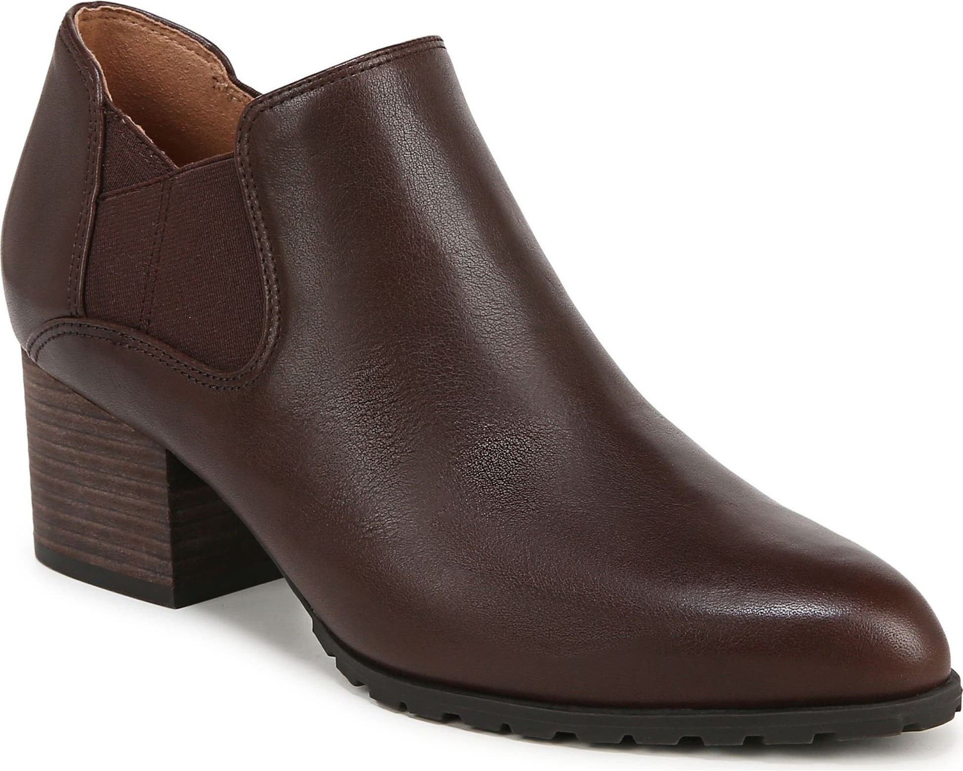 Vionic Women's Belmont Ankle Boot Dark Brown Leather 5M - Walmart.com