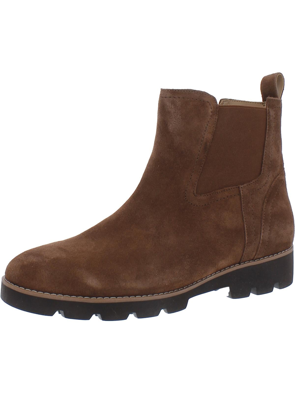 Vionic Womens Brighton Suede Water Repellent Chelsea Boots - Walmart.com