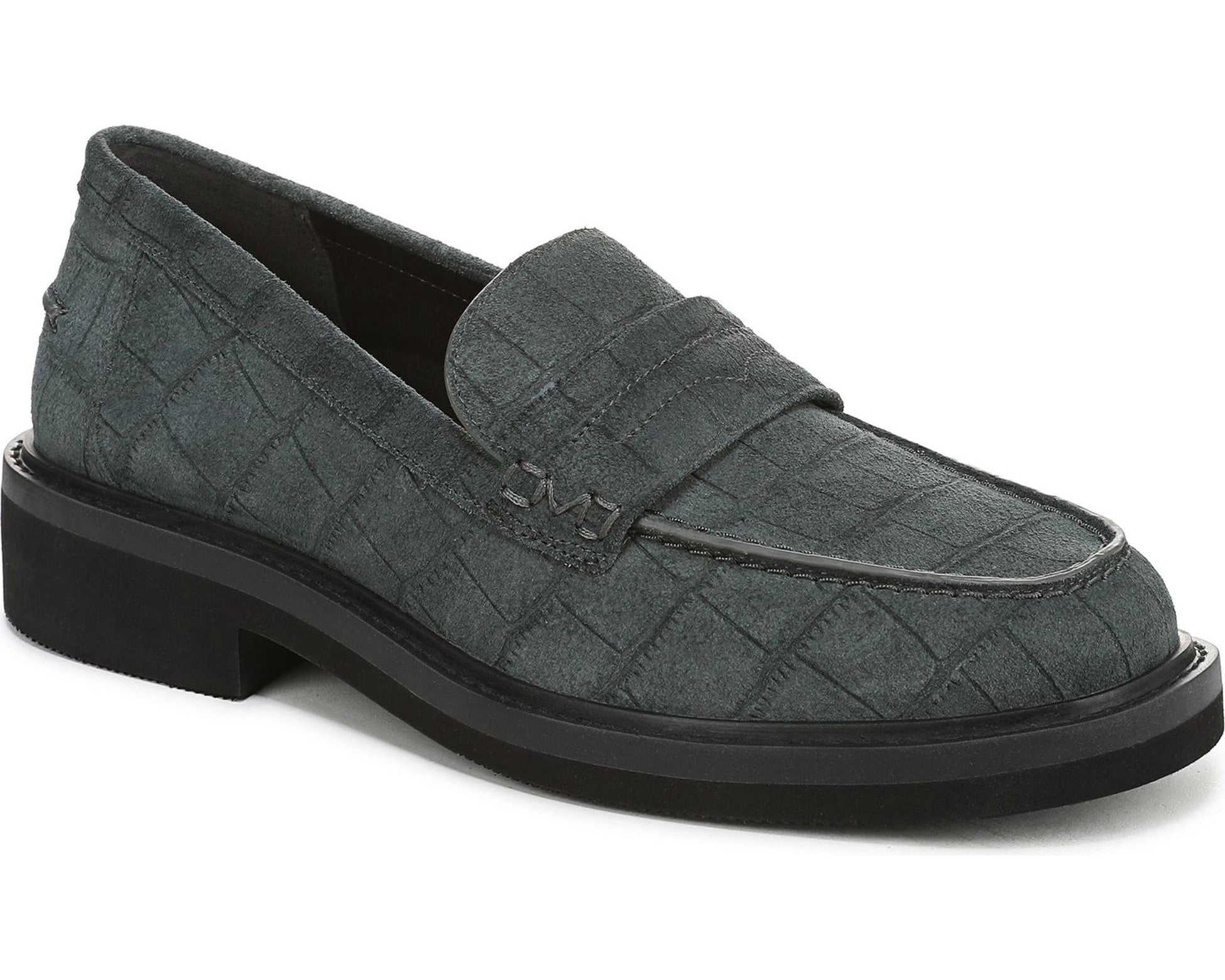 Vionic Women's Caitlin Penny Loafer Scarab Croco Embossed 8.5M ...