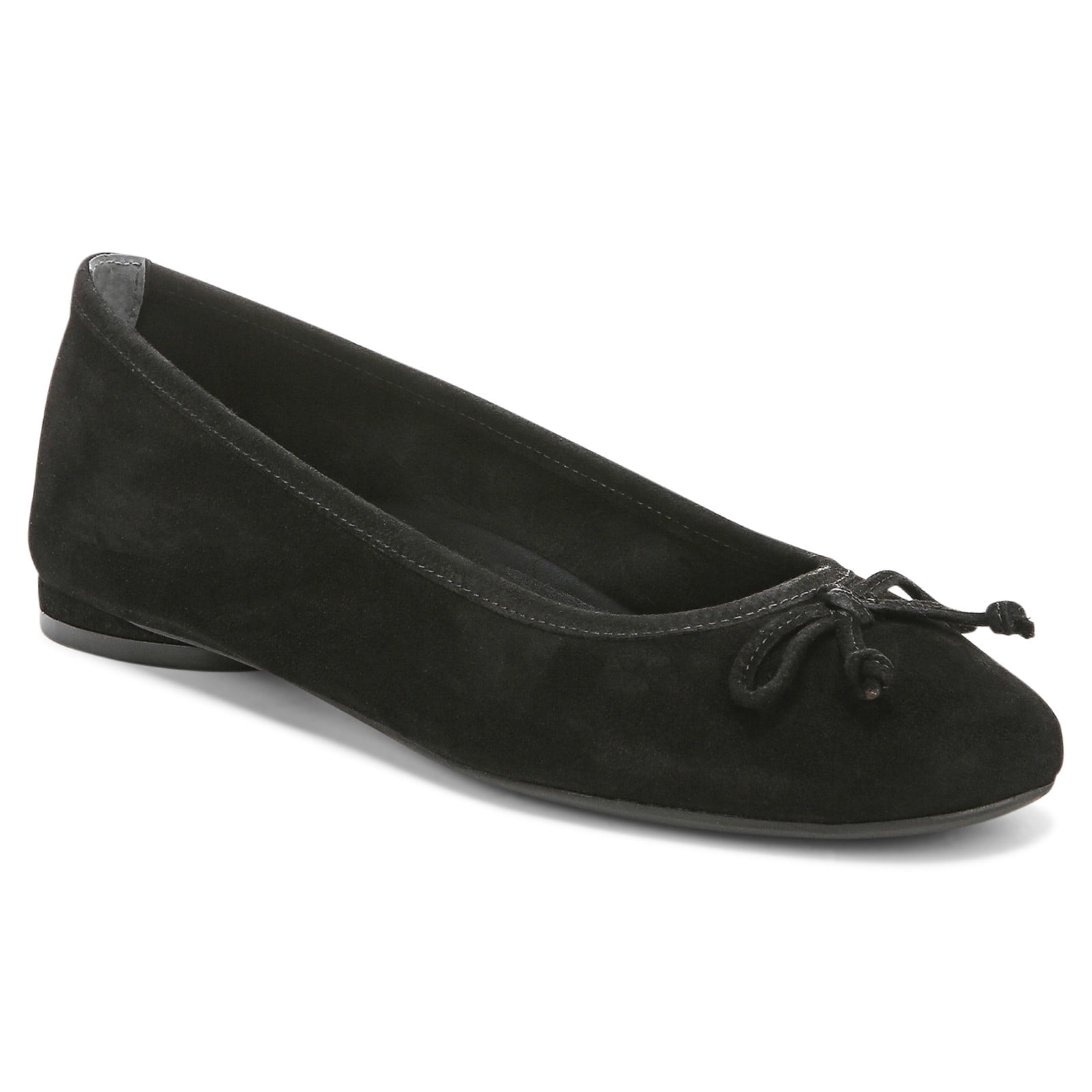 Vionic Women's Callisto Ballet Flat Black Suede 9M - Walmart.com