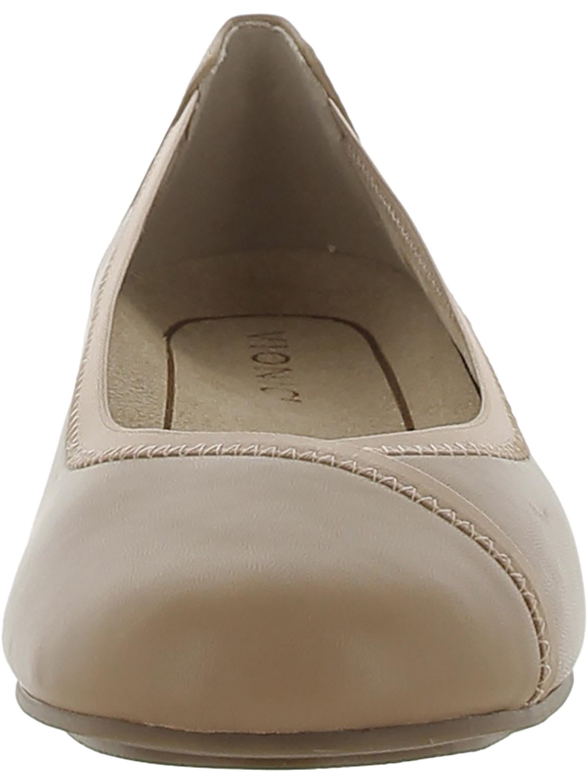 Vionic Women's Caroll Ballet Flat Tan Leather - 10010058277 - Walmart.com