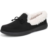 Vionic Women's Claribel Orthotic Supportive Slipper Black Microfiber 7 ...