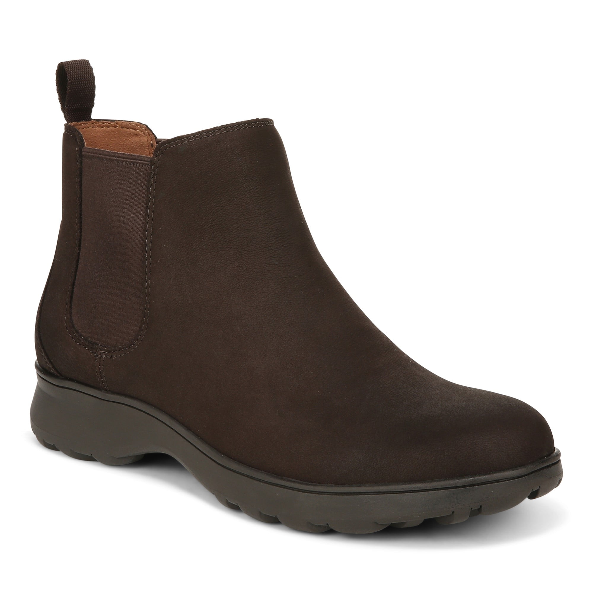 Vionic Women's Evergreen Boot, Comfortable & Stylish, Chocolate Nubuck ...