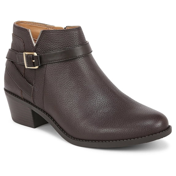 Vionic Women's Farrah Ankle Boots Chocolate Ganache Leather 8.5M ...
