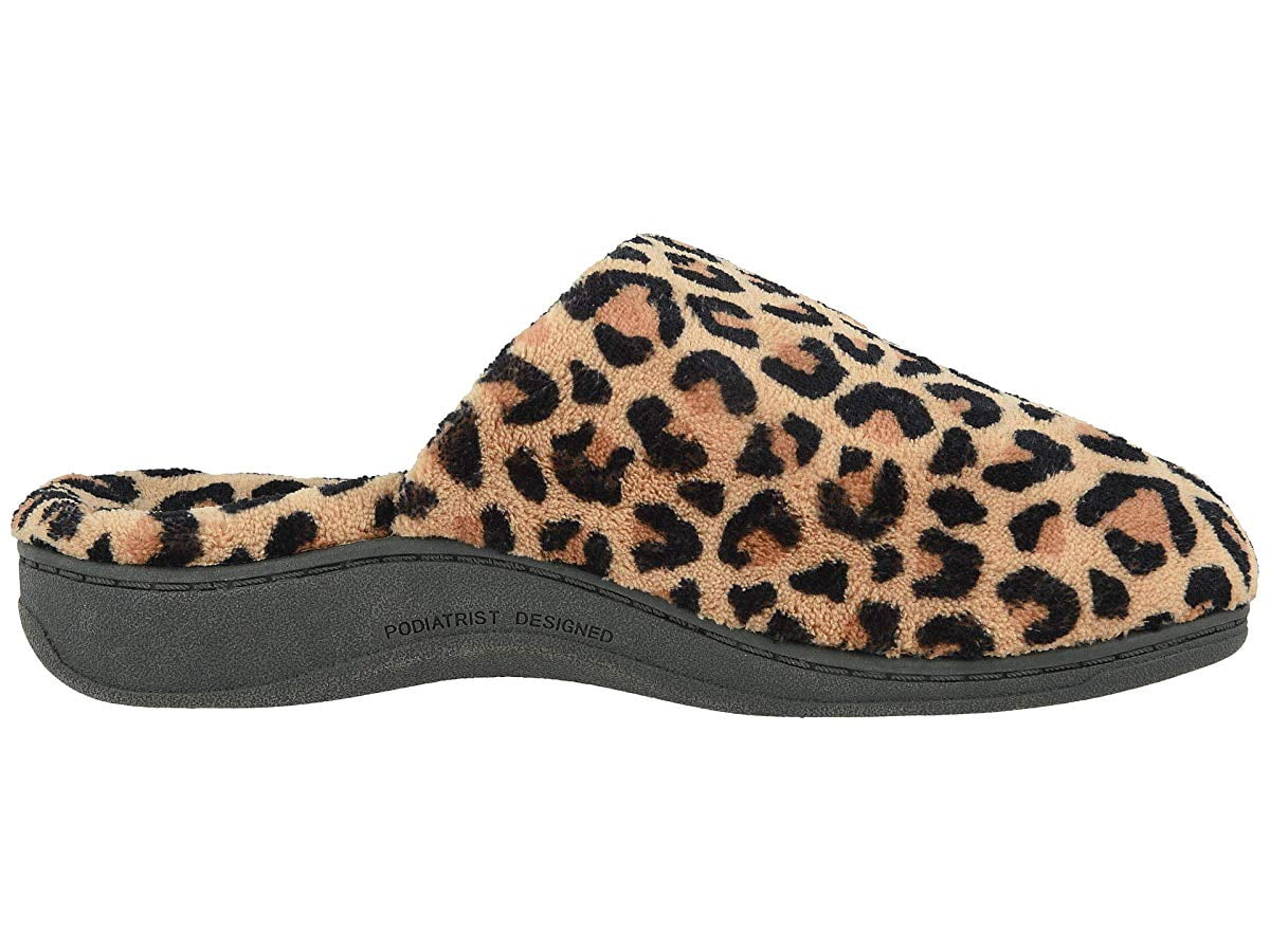 Vionic Women's Gemma Mule Slipper Natural Leopard 11M - Walmart.com