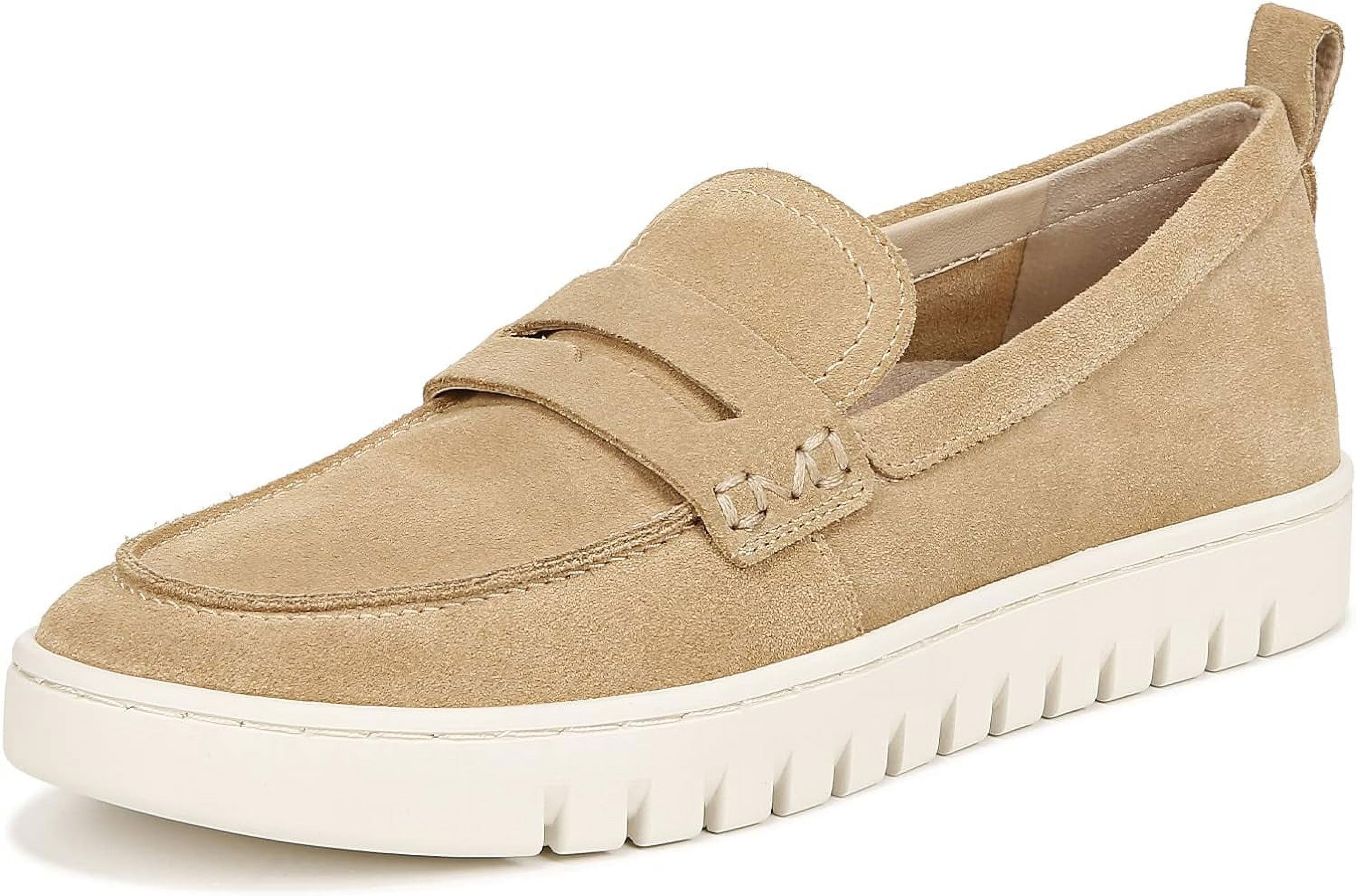 Vionic Women's Uptown Loafer Sand Suede Shoes - Walmart.com