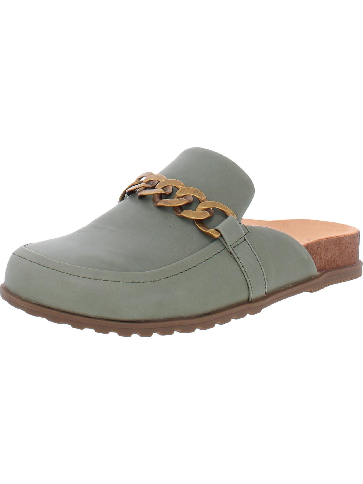 Vionic Women's Joyful Georgie Slip On Leather and Suede Army Green ...