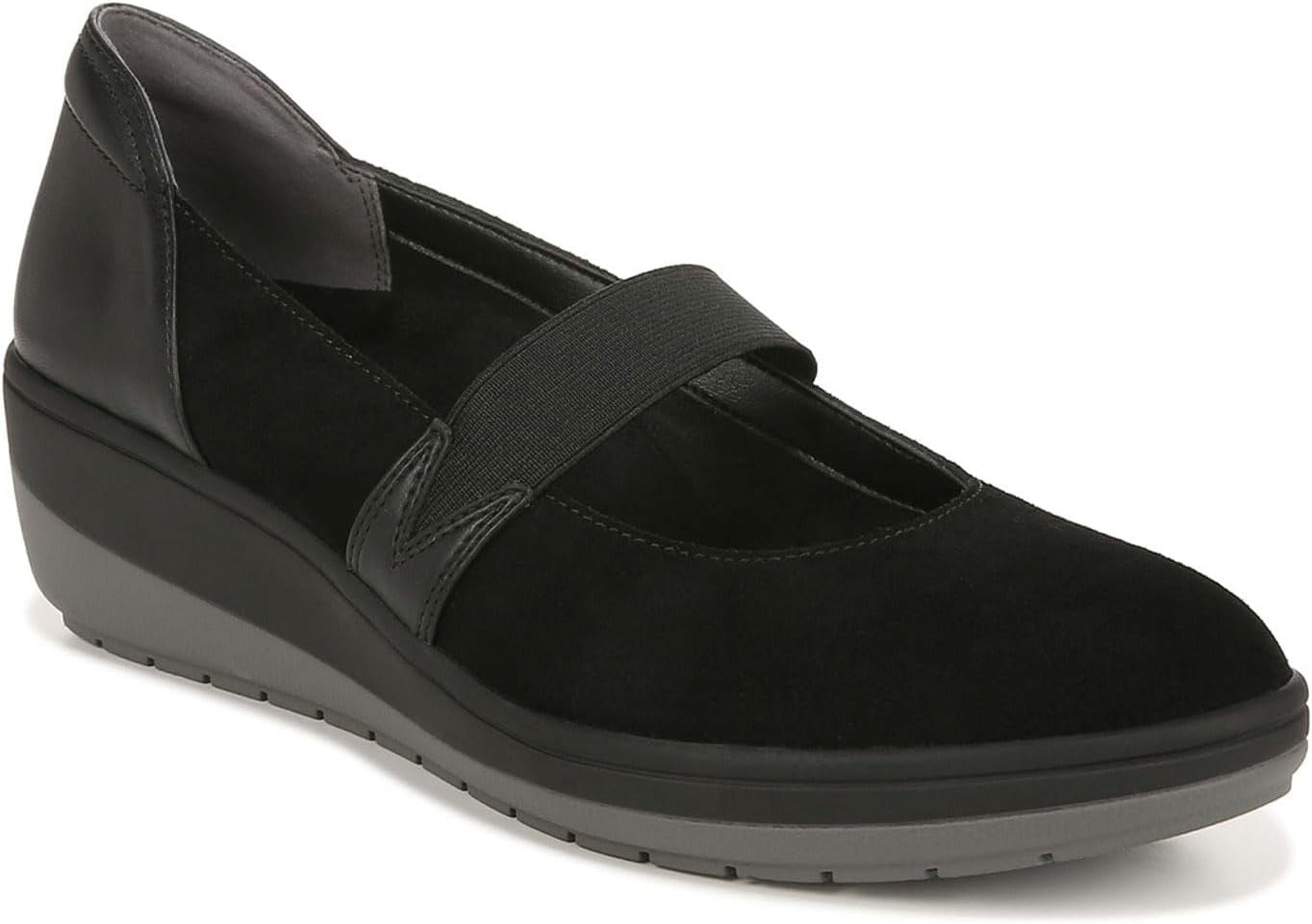 Vionic Women's Judie Mary Jane Slip-On Loafers Black Suede 10W ...