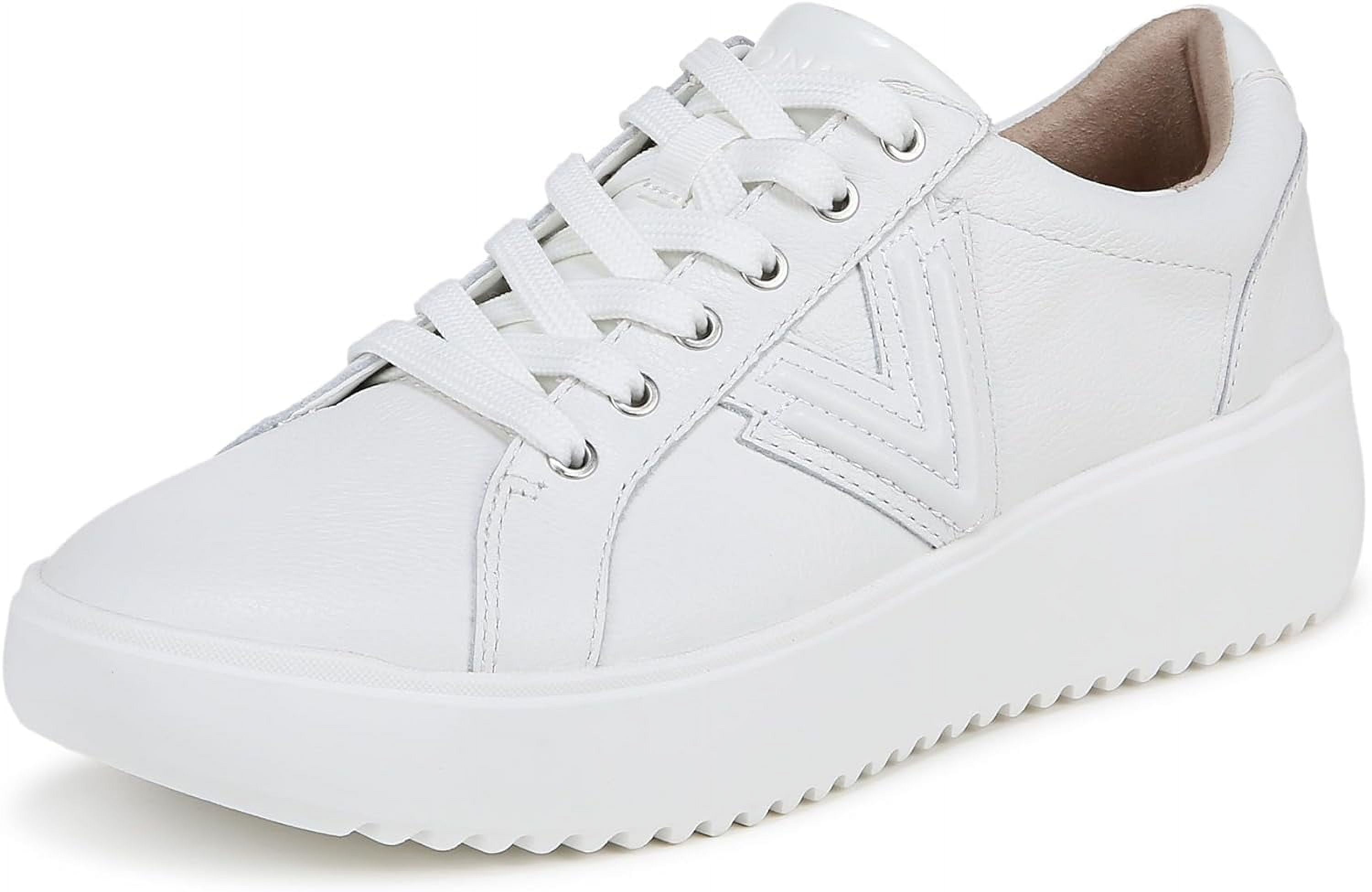 Vionic Women's Kearny Platform Lace-Up Sneaker White Leather ...