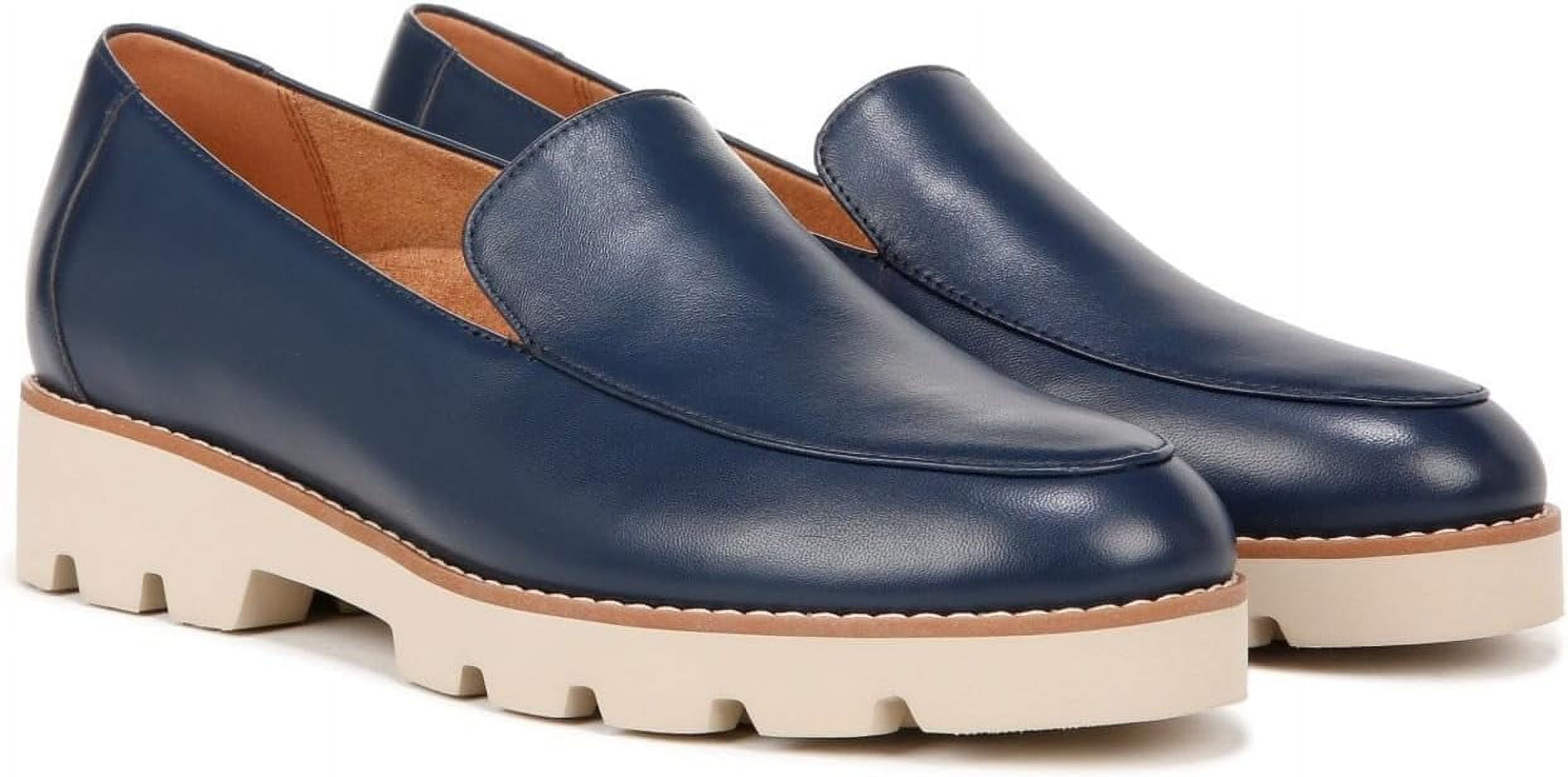 Vionic Women's Kensley Navy Nappa Loafers 7W - Walmart.com