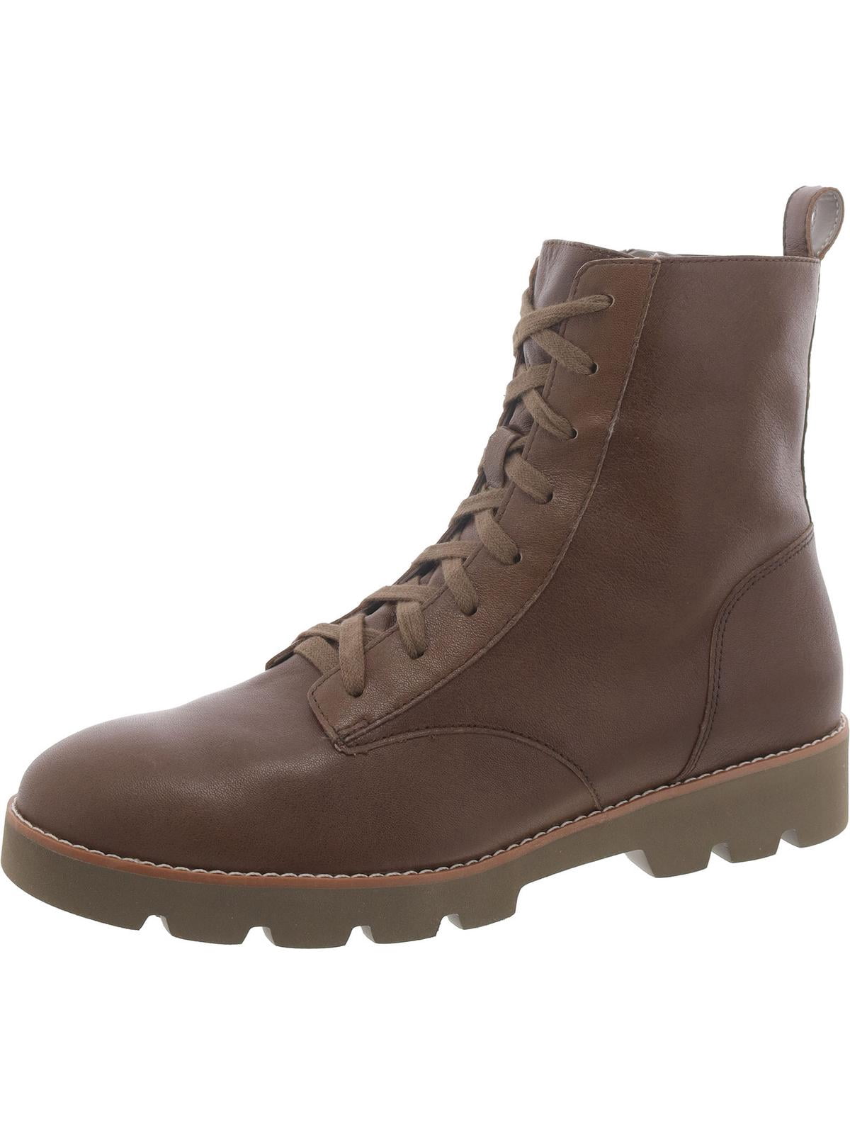 Vionic Womens Lani Leather Lace Up Ankle Boots - Walmart.com