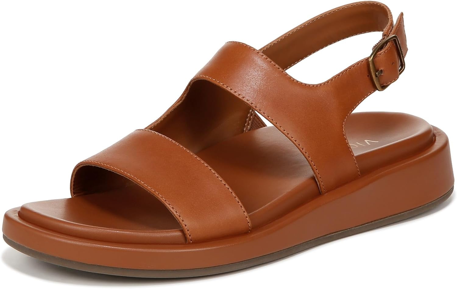 Vionic Women's Madera Slingback Comfort Sandal Tan Brown Leather 6M ...