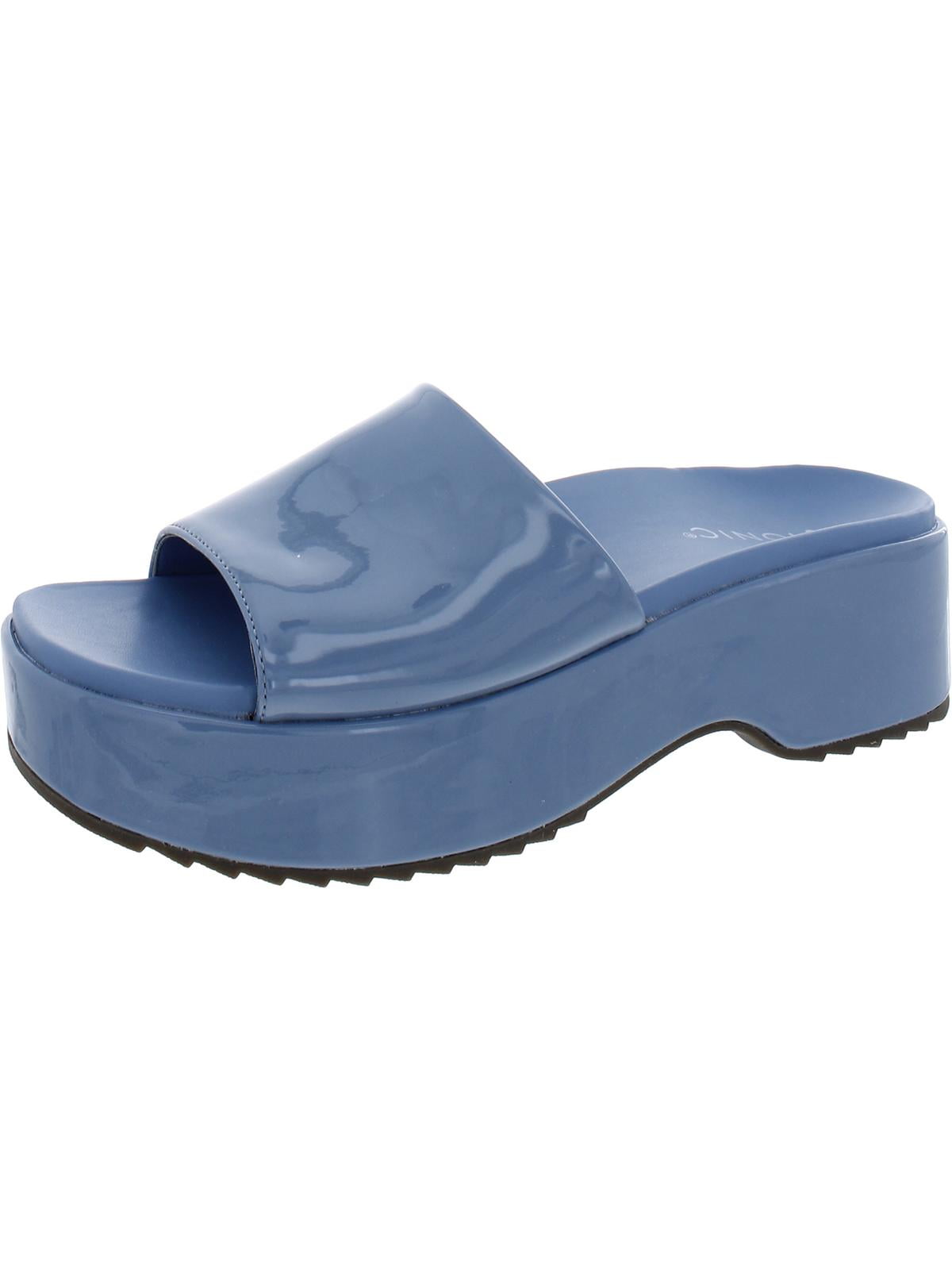 Vionic Womens Trista Leather Slip On Block Heel - Walmart.com