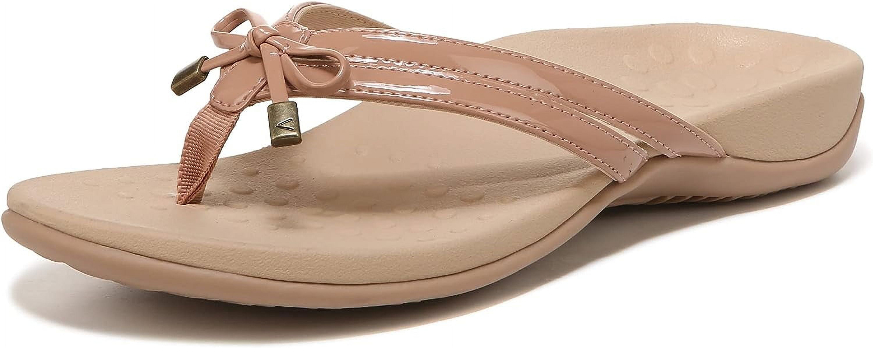 Vionic Women's Rest Bella X Macaroon Toe Post Sandal 5M - Walmart.com