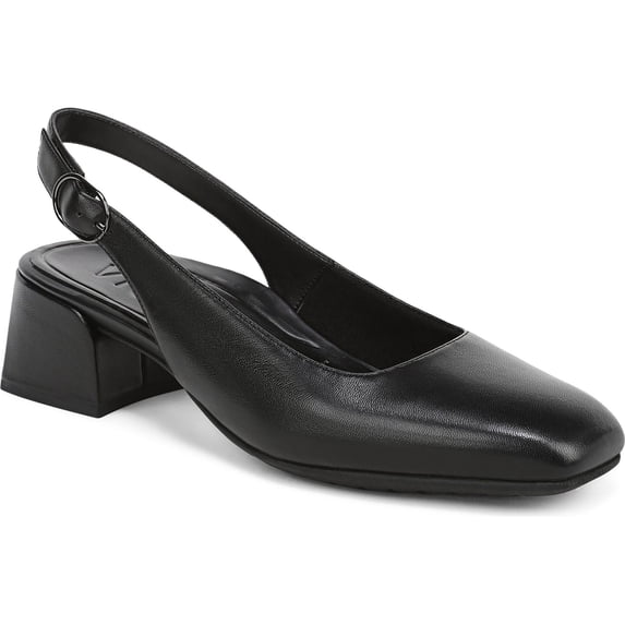 Vionic Women's Reyes Block Heel Slingback Pump Black 11M - Walmart.com