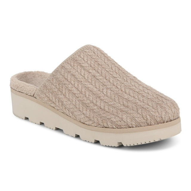 Vionic Women's Sakura Casual Mule/Clog Slipper Wheat Braid Knit 7M ...