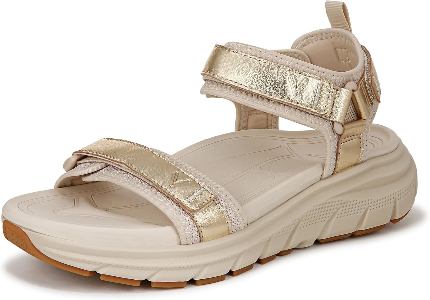 Vionic Women's Walk Max Wanderer Sandal Parchment Gold 10.5W - Walmart.com