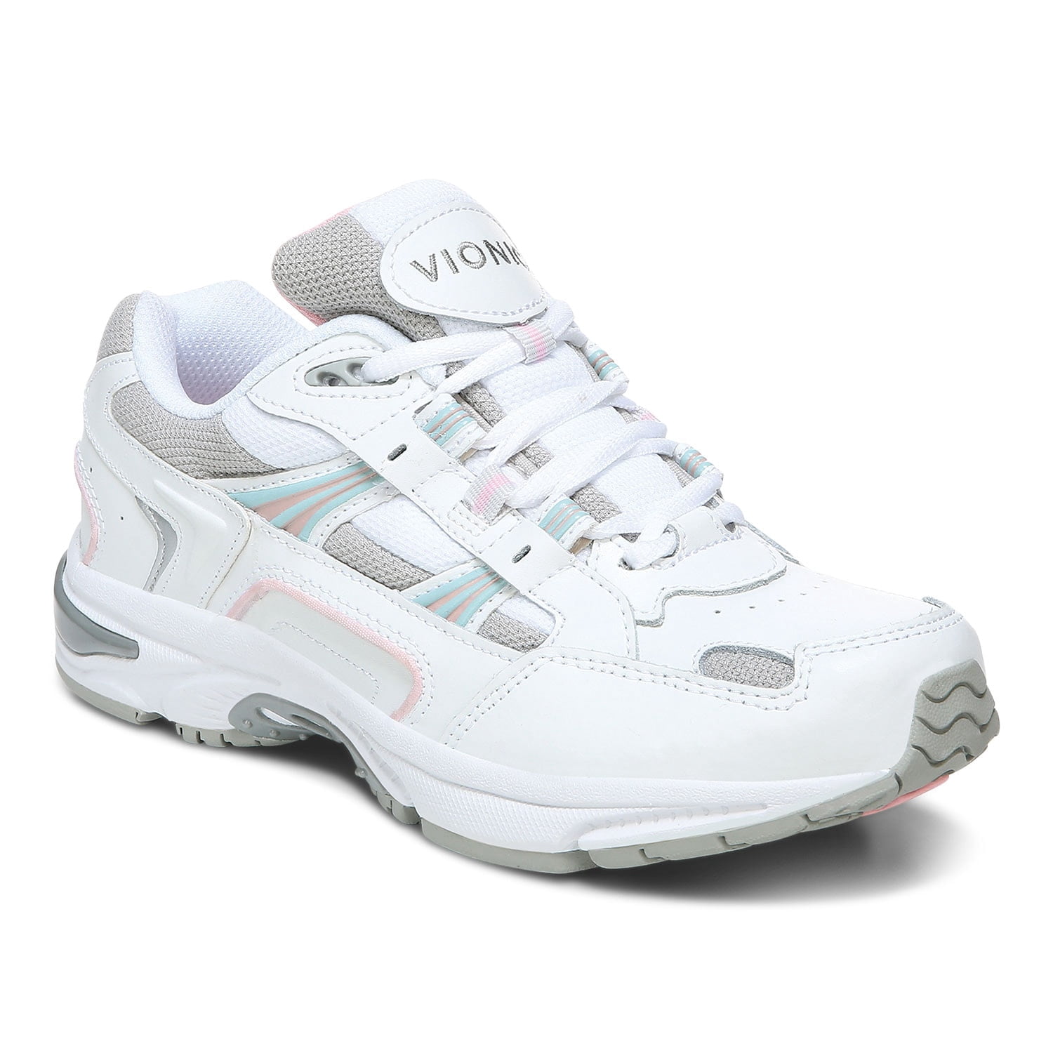 Vionic Women's Walker Pink Leather Classic Comfortable Leisure Shoes 6M ...