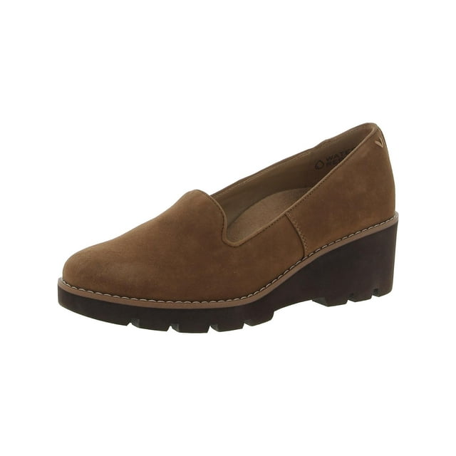 Vionic Womens Willa Suede Slip On Loafers - Walmart.com