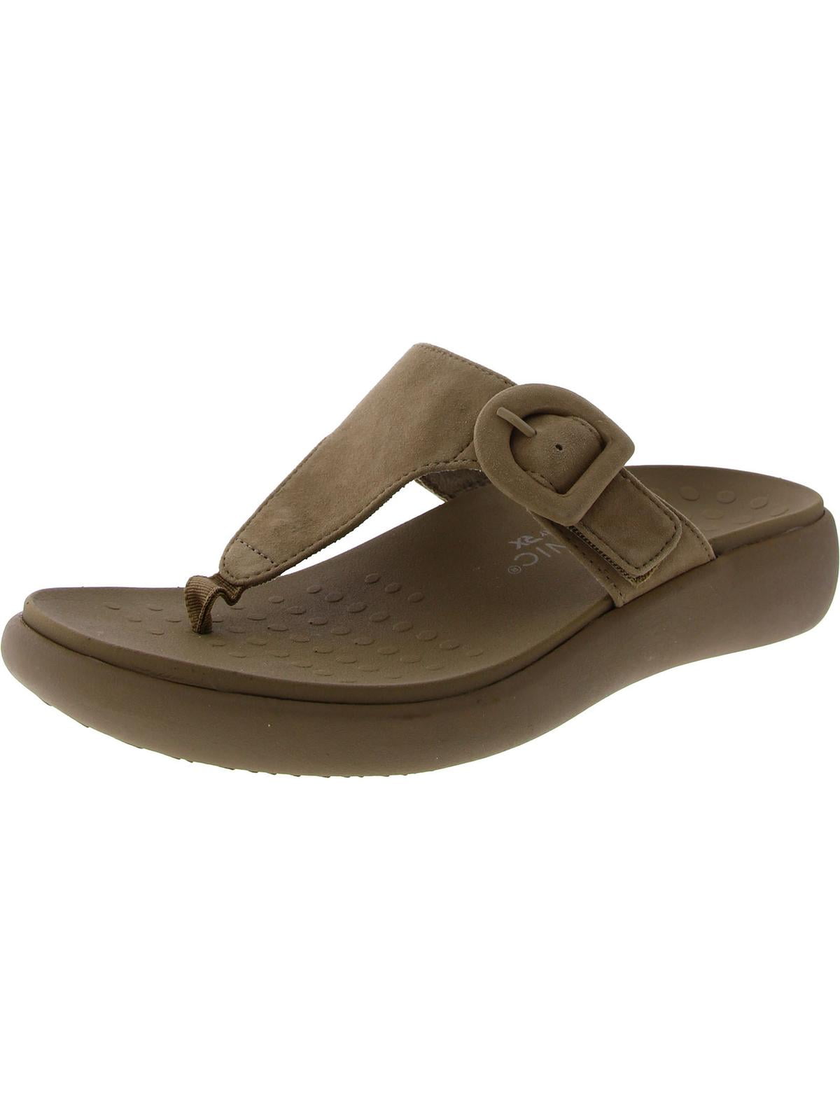 Vionic Womens Activate Adjustable Suede Slide Sandals - Walmart.com