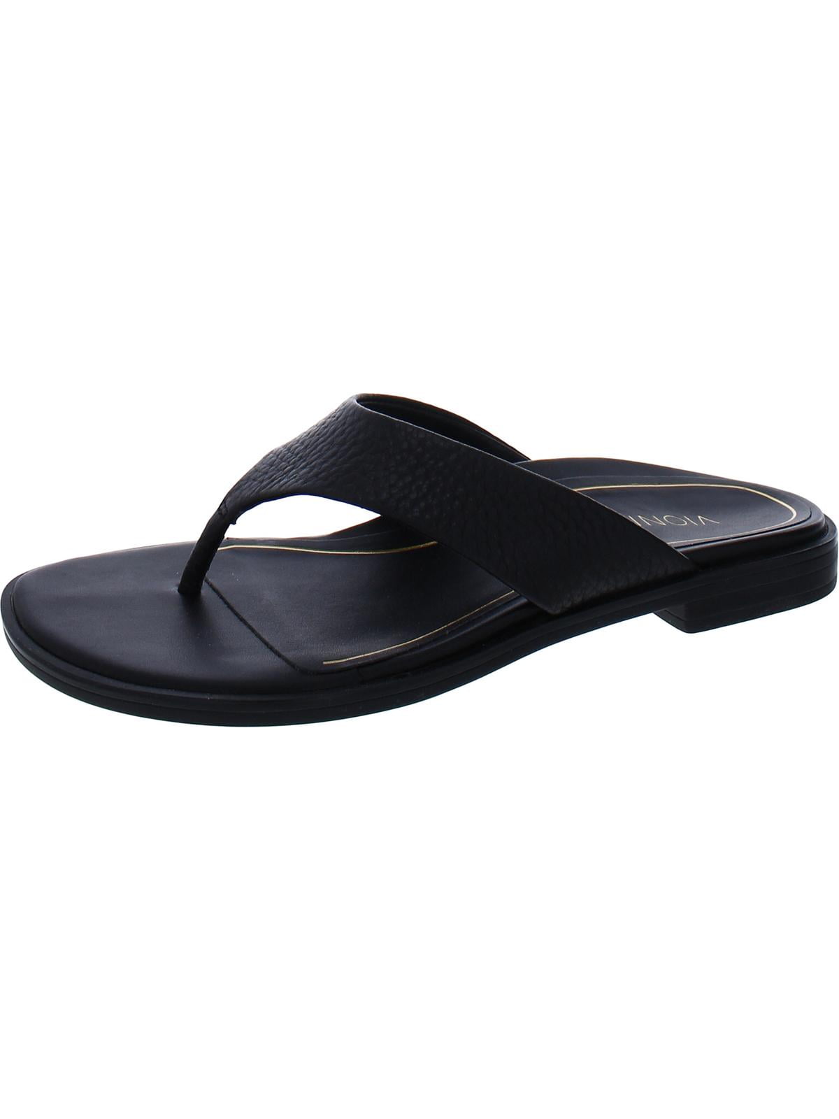 Vionic Womens Agave Leather Thong Flip-Flops - Walmart.com
