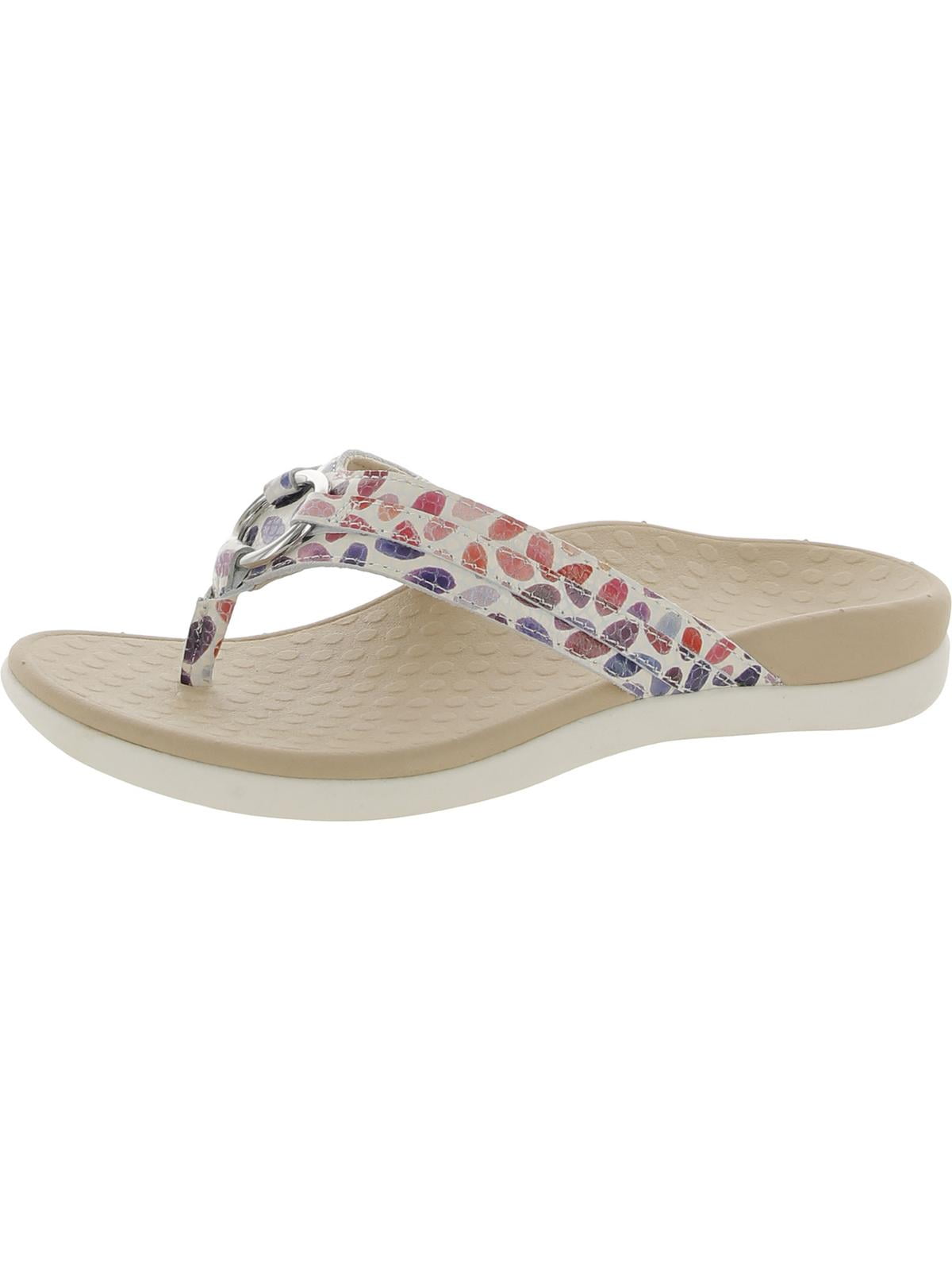 Vionic Womens Aloe Suede Flat Thong Sandals - Walmart.com
