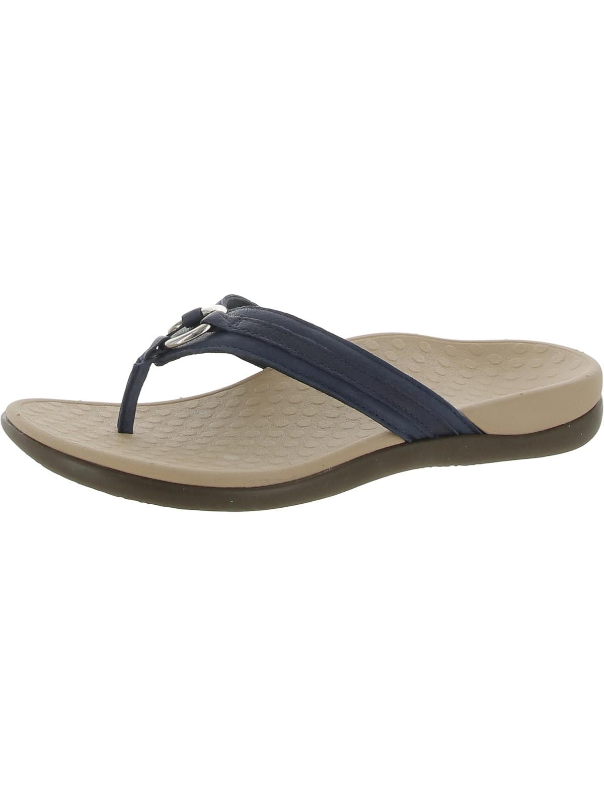 Vionic Womens Aloe Suede Flat Thong Sandals - Walmart.com