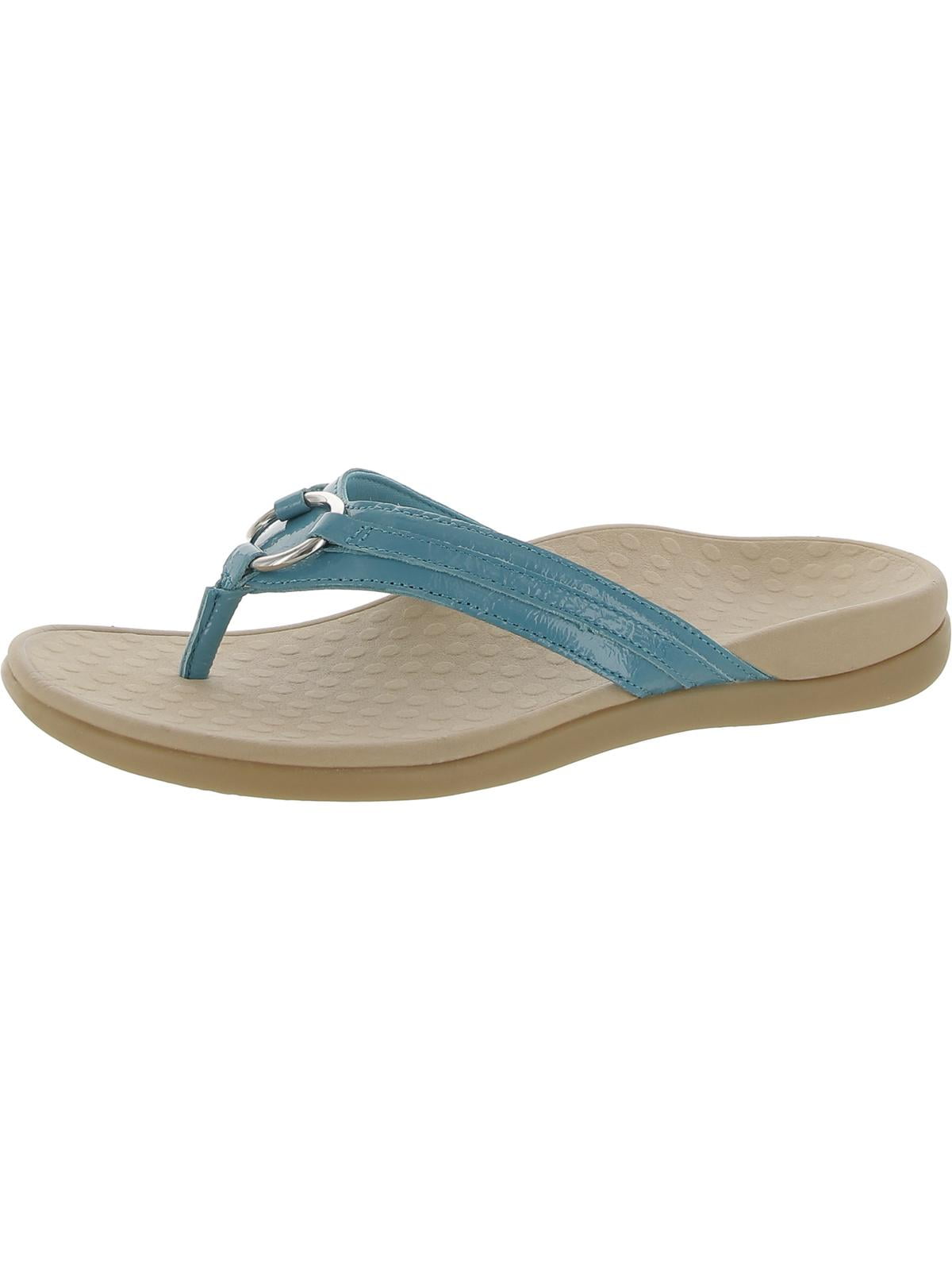 Vionic Womens Aloe Suede Flat Thong Sandals - Walmart.com