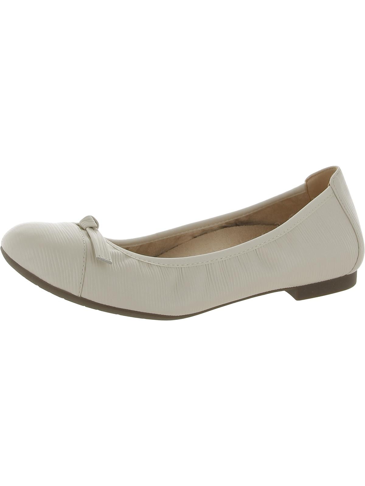 Vionic Womens Amorie Leather Slip On Ballet Flats - Walmart.com