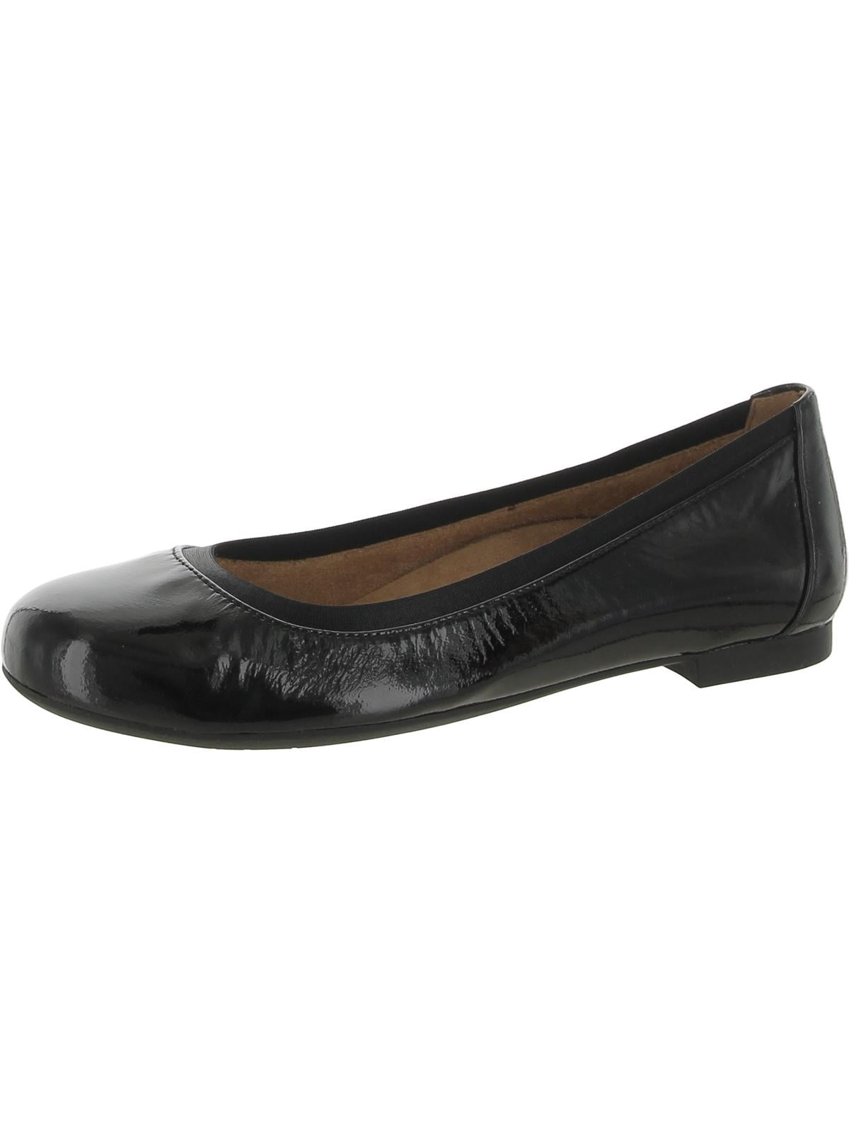Vionic Womens Anita Patent Leather Slip On Ballet Flats - Walmart.com
