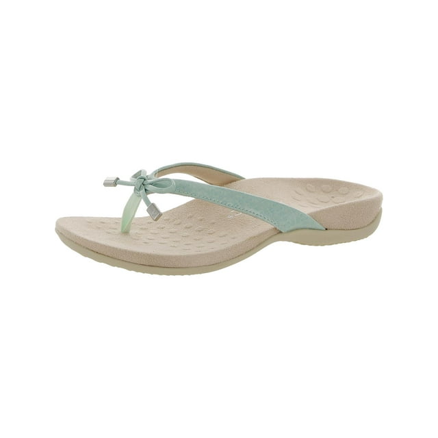 Vionic Womens Bella Patent Slip On Thong Sandals - Walmart.com